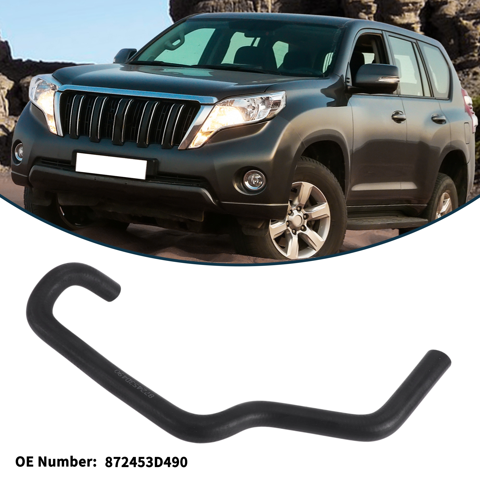 Unique Bargains Radiator Hose Heater Hose No.872453D490 for Toyota ...