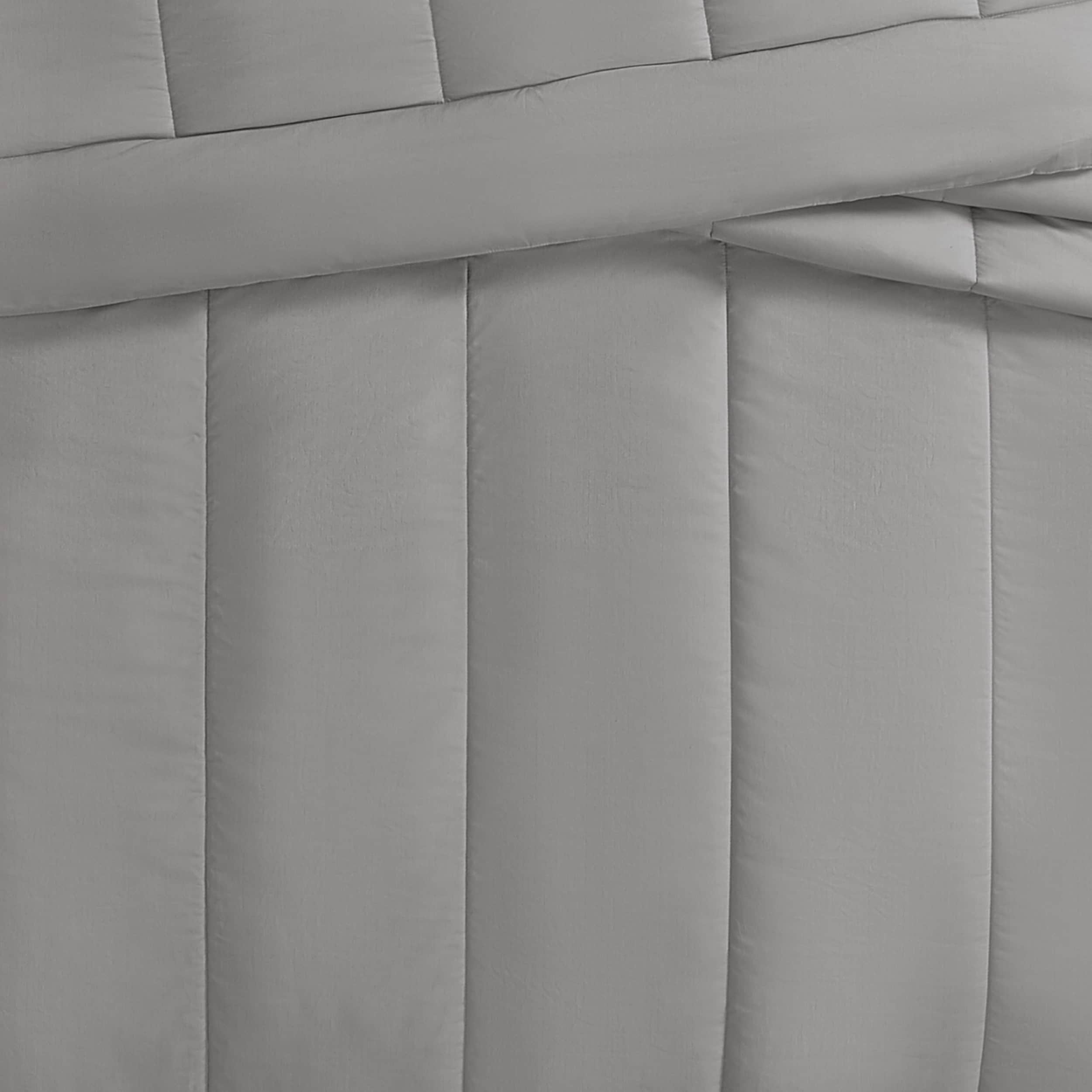 Brooklyn Loom 3-Piece Grey King Comforter Set in the Bedding Sets ...