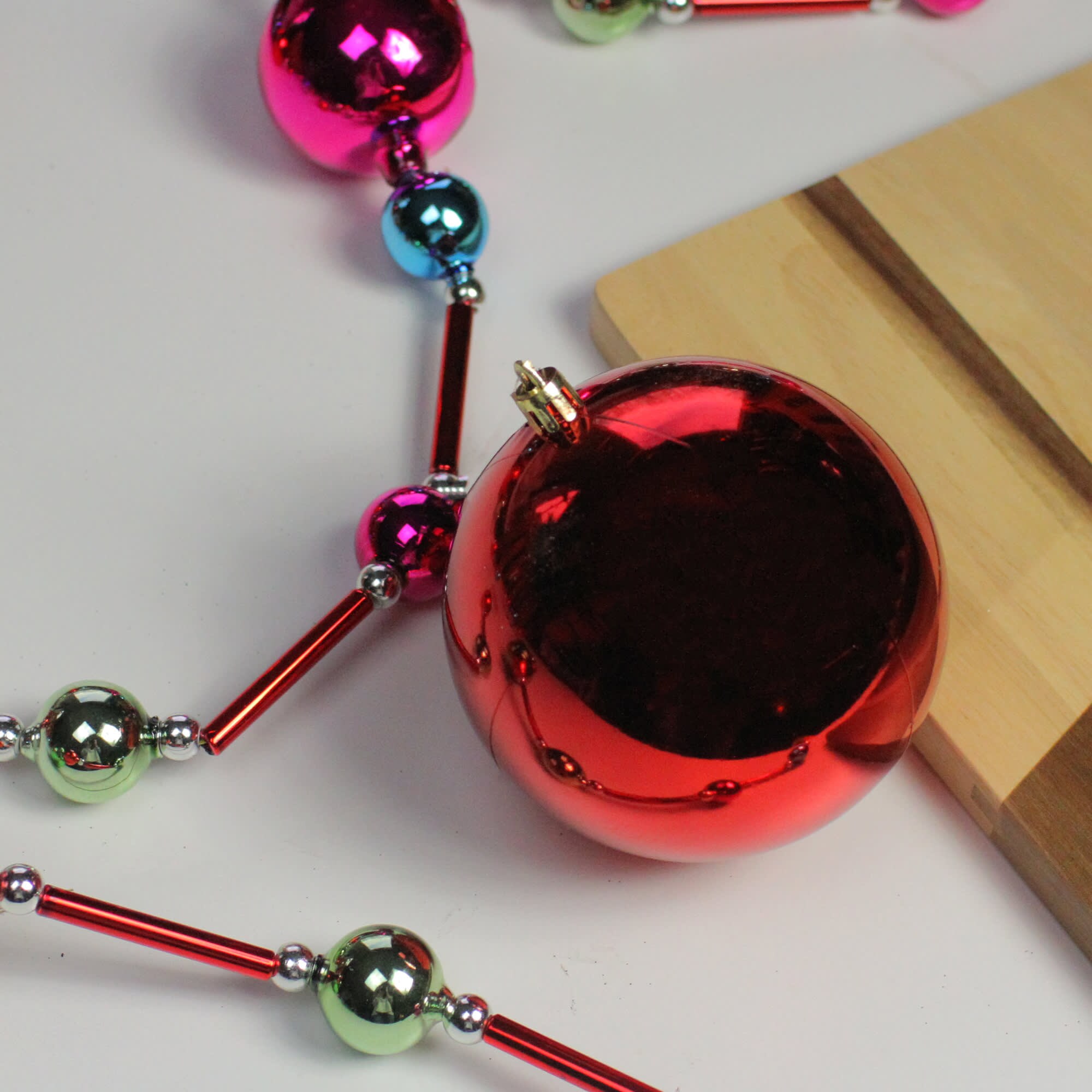 Northlight Shiny Red Shatterproof Christmas Ball Ornament 4 inch (100mm ...