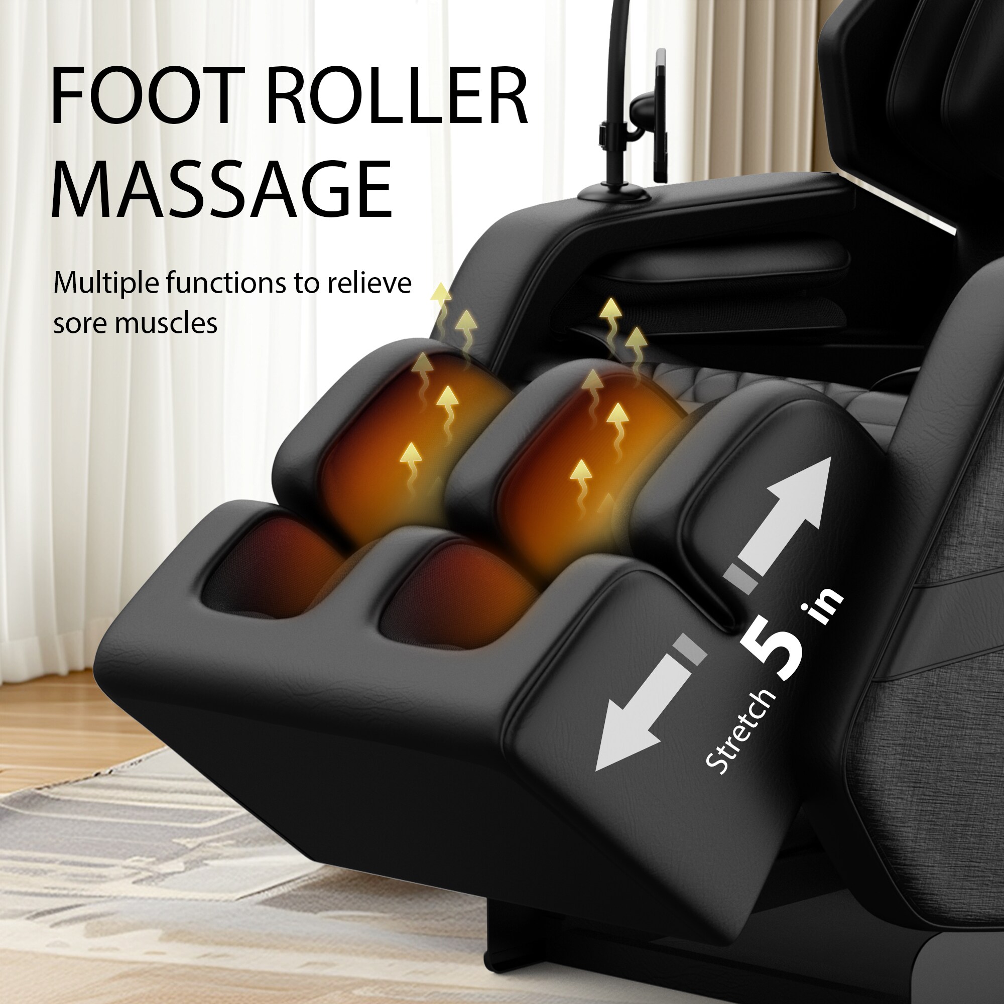 Huluwat Massage Chair Recliner with Zero Gravity with Full Body Air ...