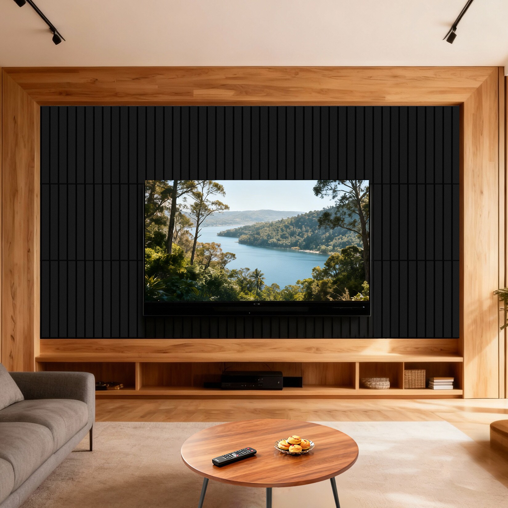 Garvee Acoustic Panels for Walls 18-Pack Fireproof Sound Dampening Wall ...