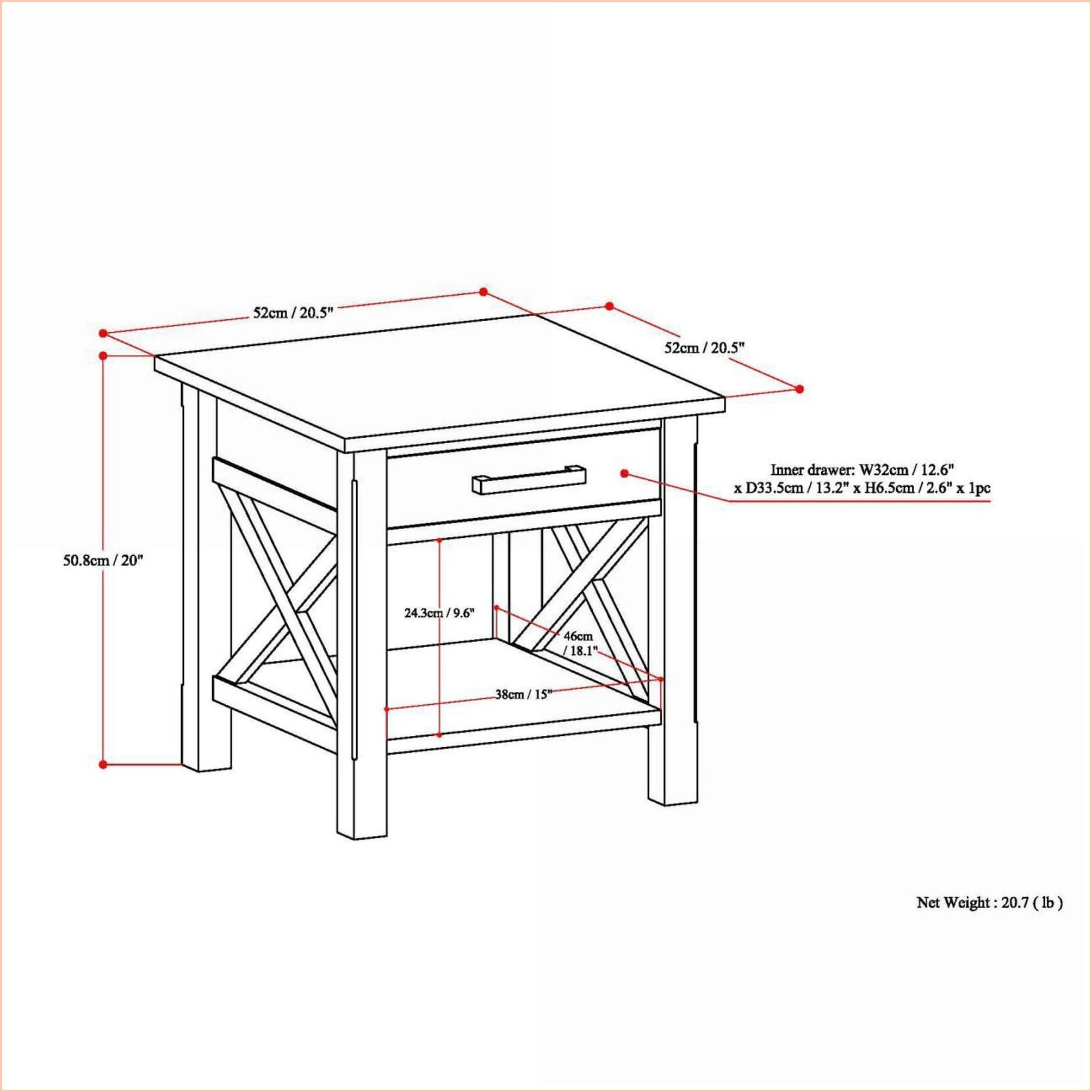 Watnature Black Contemporary Solid Wood Coffee Table Multipurpose ...