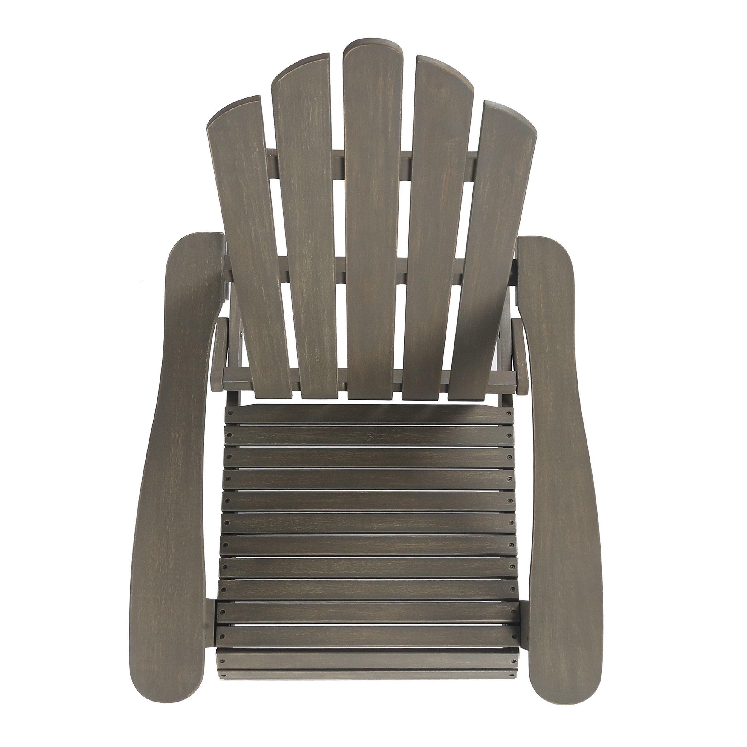 Christopher Knight Home Hollywood Foldable Acacia Adirondack Chair-Grey ...