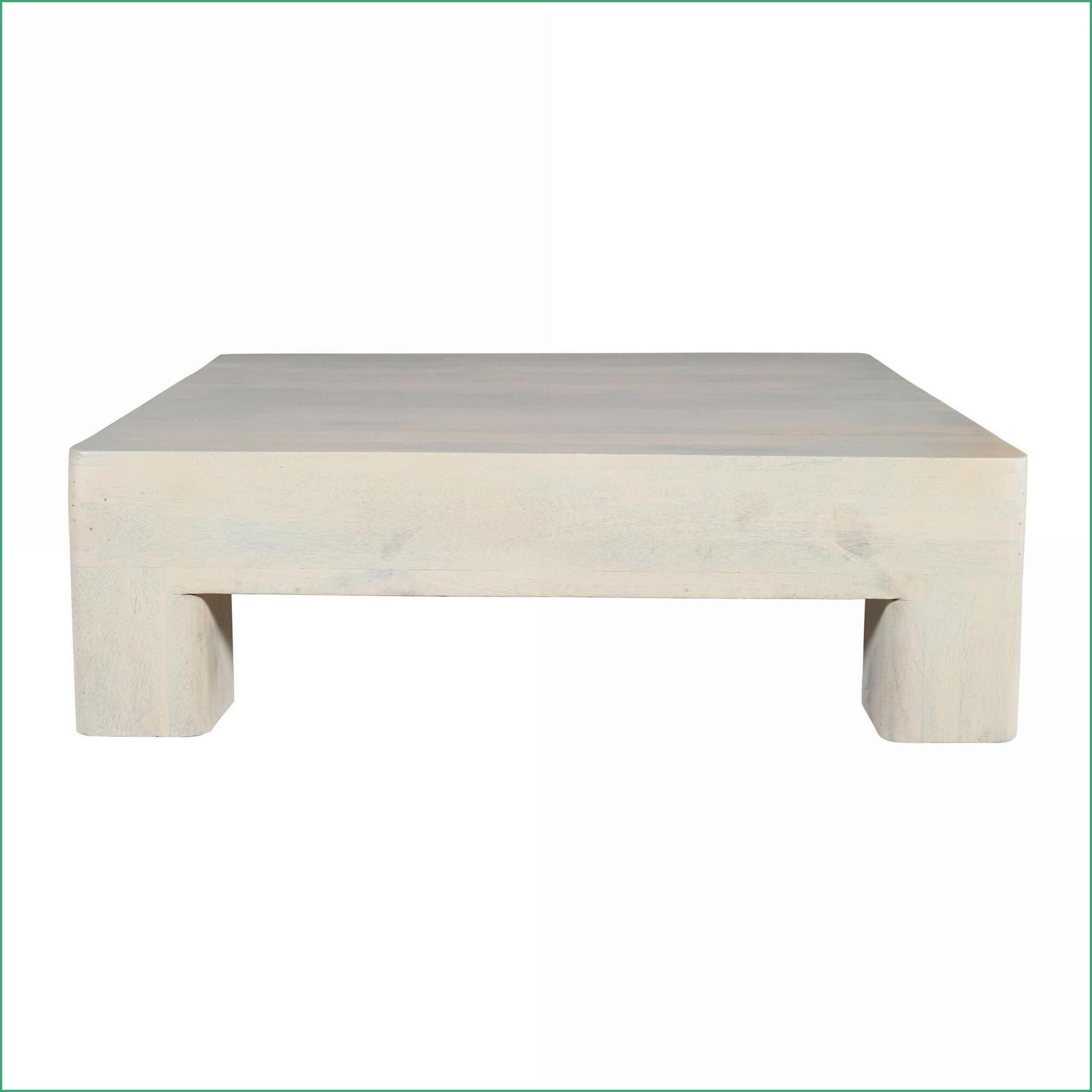 Watnature 100percent Solid Mango Wood Square Coffee Table Handmade ...
