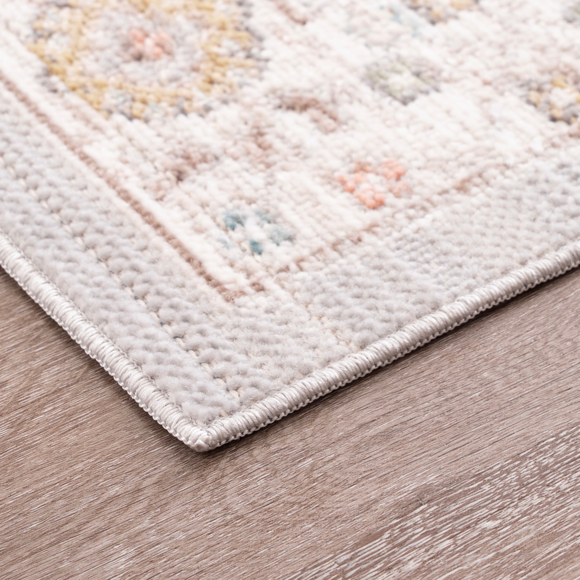 Tayse Crestwood 2 x 3 (ft) Flatweave Gray Rectangular Indoor Floral ...