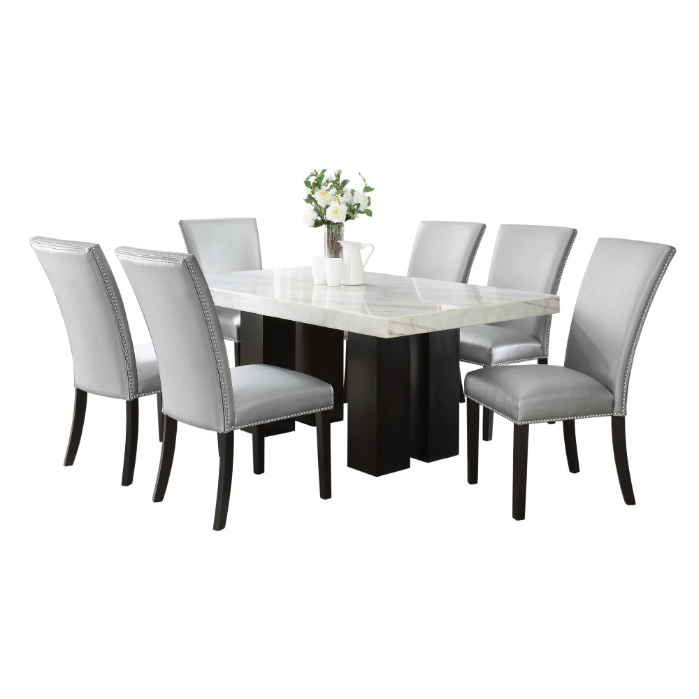 Steve Silver Driftwood Brown Contemporary/Modern Dining Room Set with ...