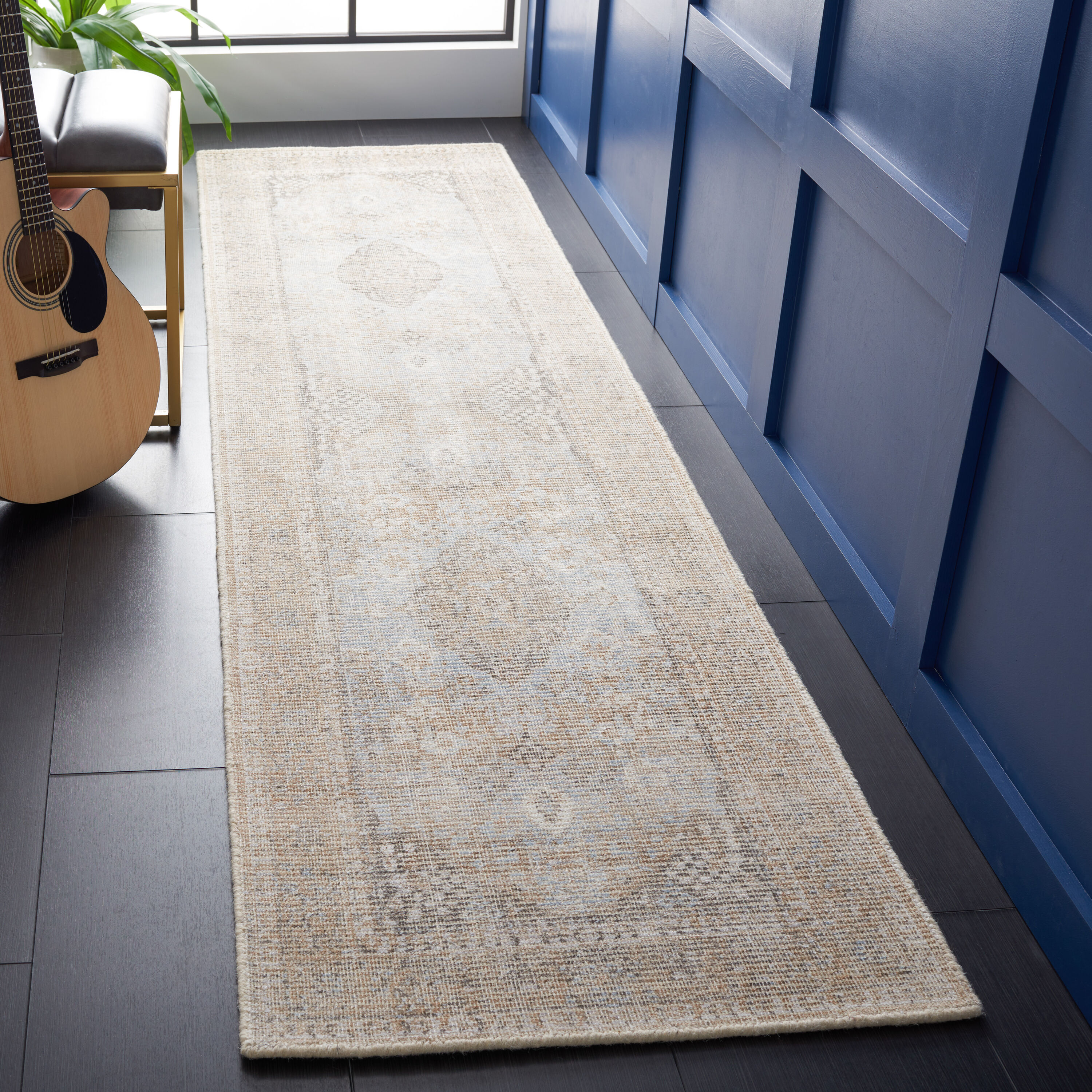 Safavieh Restoration Vintage 703B Beige Sand Traditional Runner 2ft-3 ...