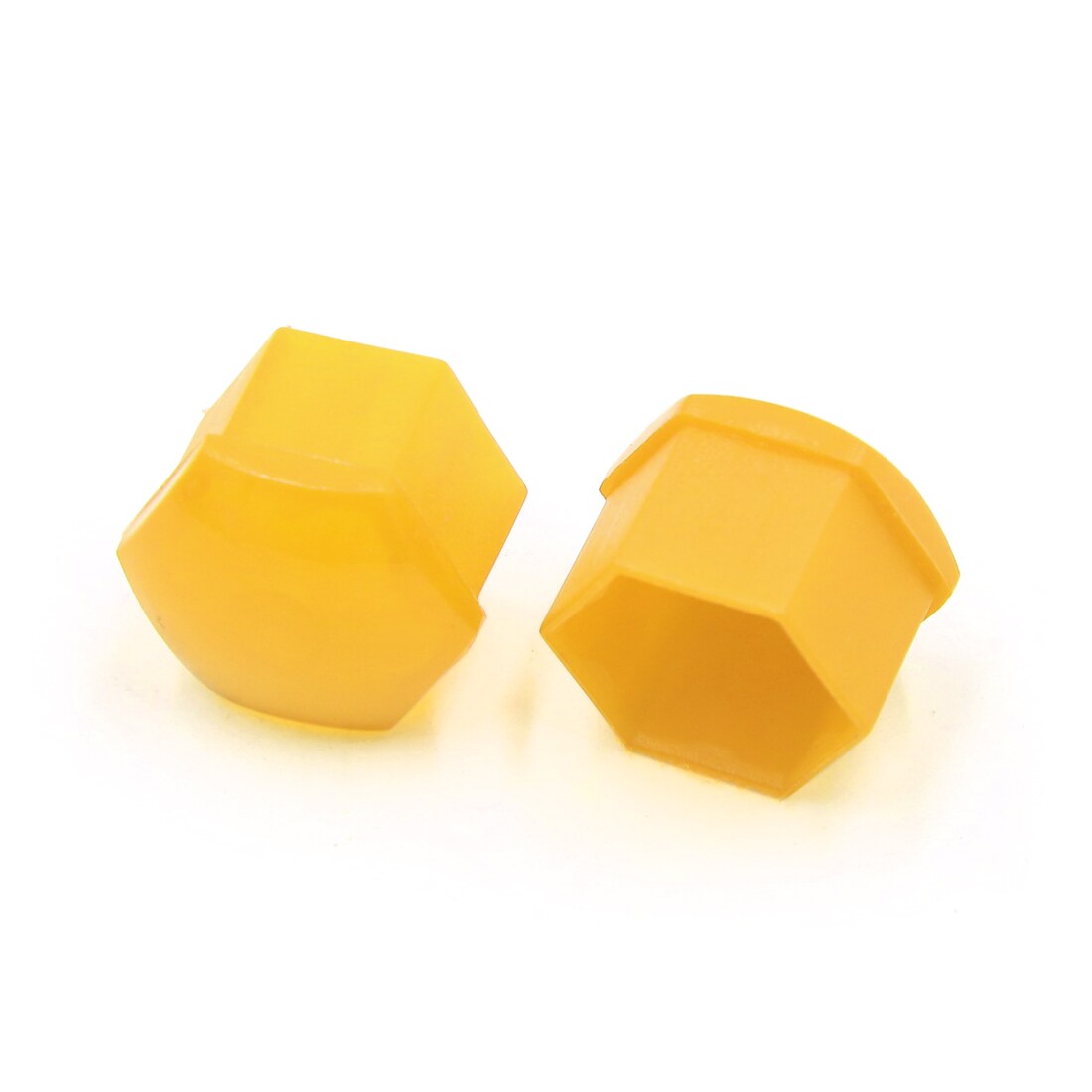 Unique Bargains 20pcs 21mm Yellow Plastic Wheel Lug Nut Bolt Cover Cap ...