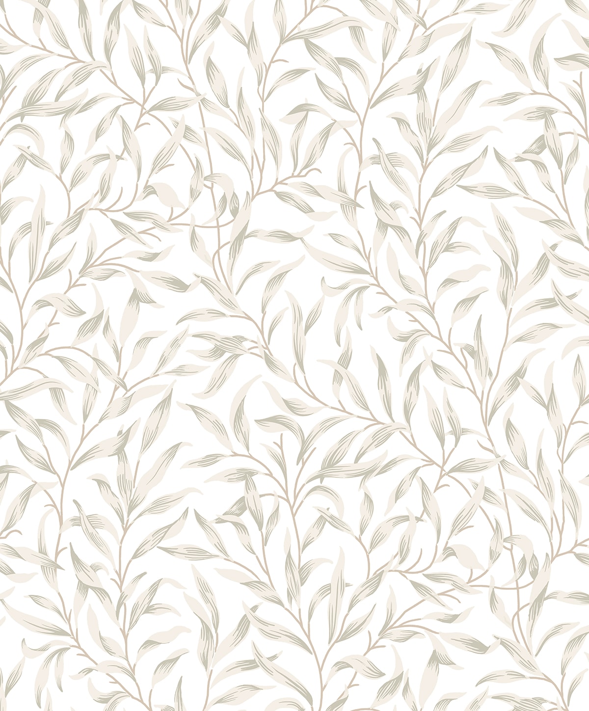 Seabrook Designs 57.5-sq ft Neutral Paper Ivy/Vines Prepasted Water ...