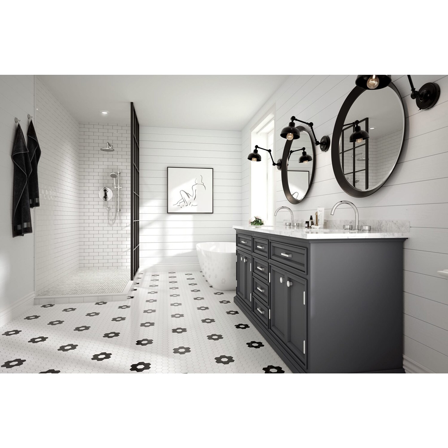 Rohl Spa Shower Polished Nickel 5.5-in Round Fixed Rain 1.8 GPM ...