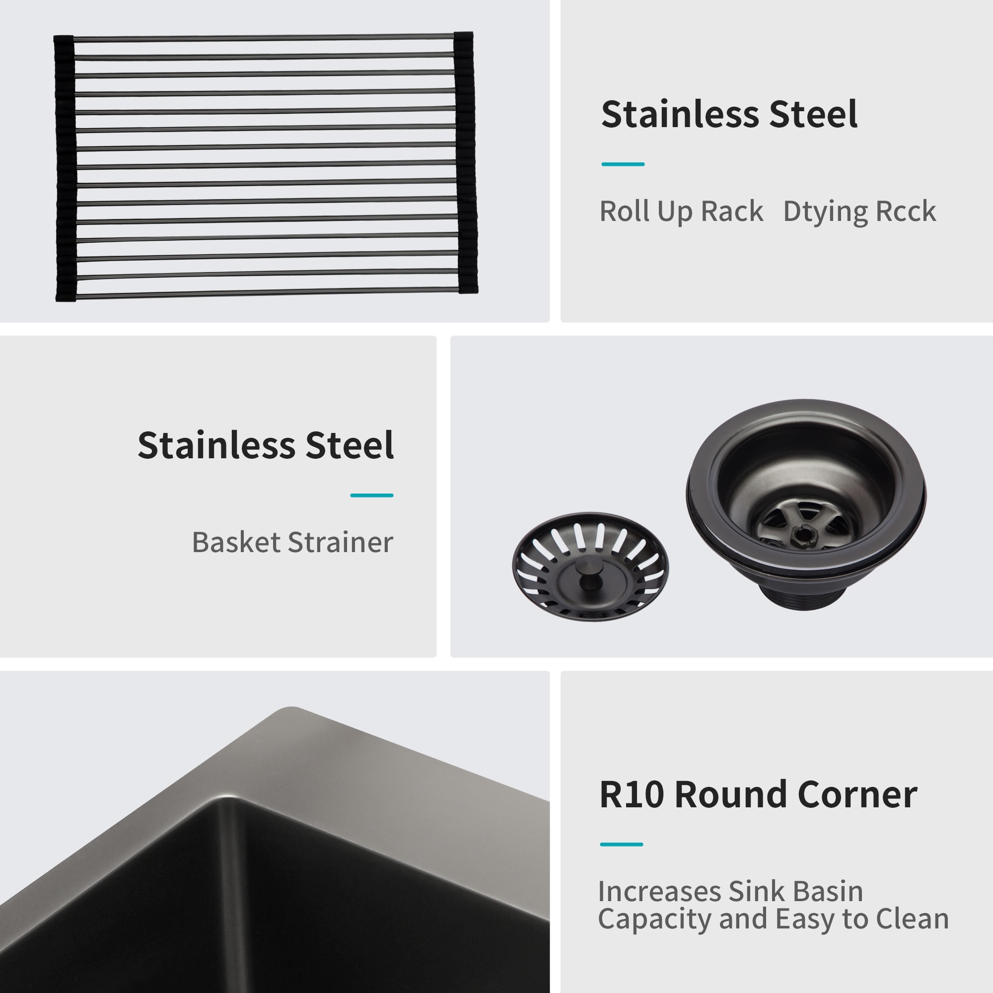 LIVIZA Gunmetal Black Nano Coated Drop-in 30-in x 22-in Stainless steel ...