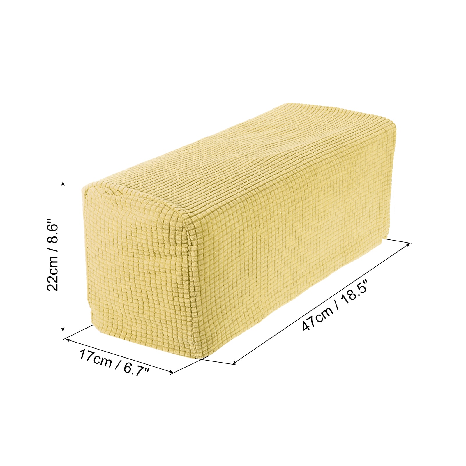 Unique Bargains 2pcs Stretch Armrest Covers for Chairs Sofas Couch Arm ...