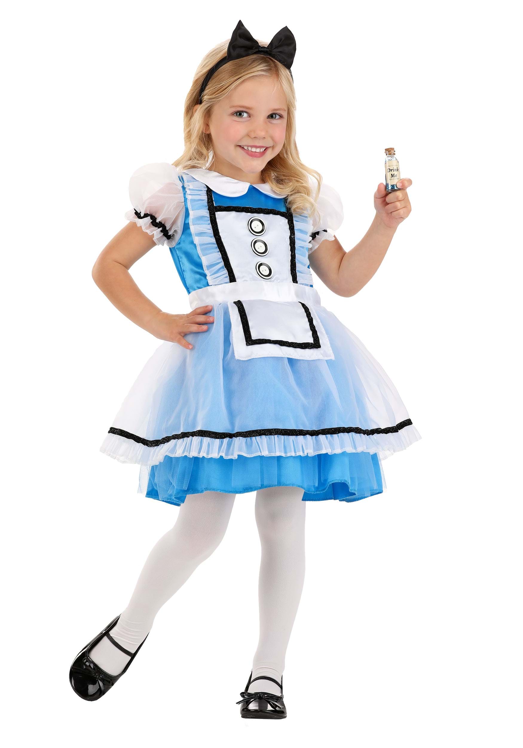 HalloweenCostumes.com FUN Costumes Classic Alice Girl's Costume Dress ...