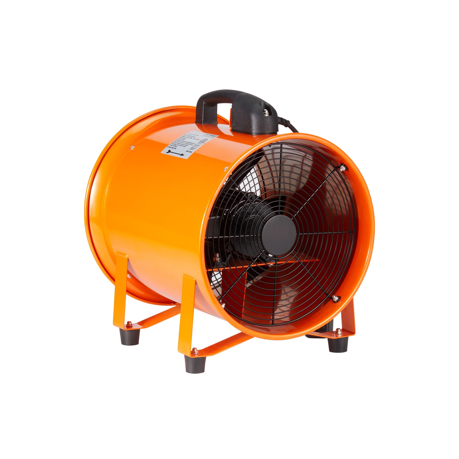 GIVIMO 10-in Portable Ventilator 380-W 1893-CFM Heavy-Duty Cylinder ...