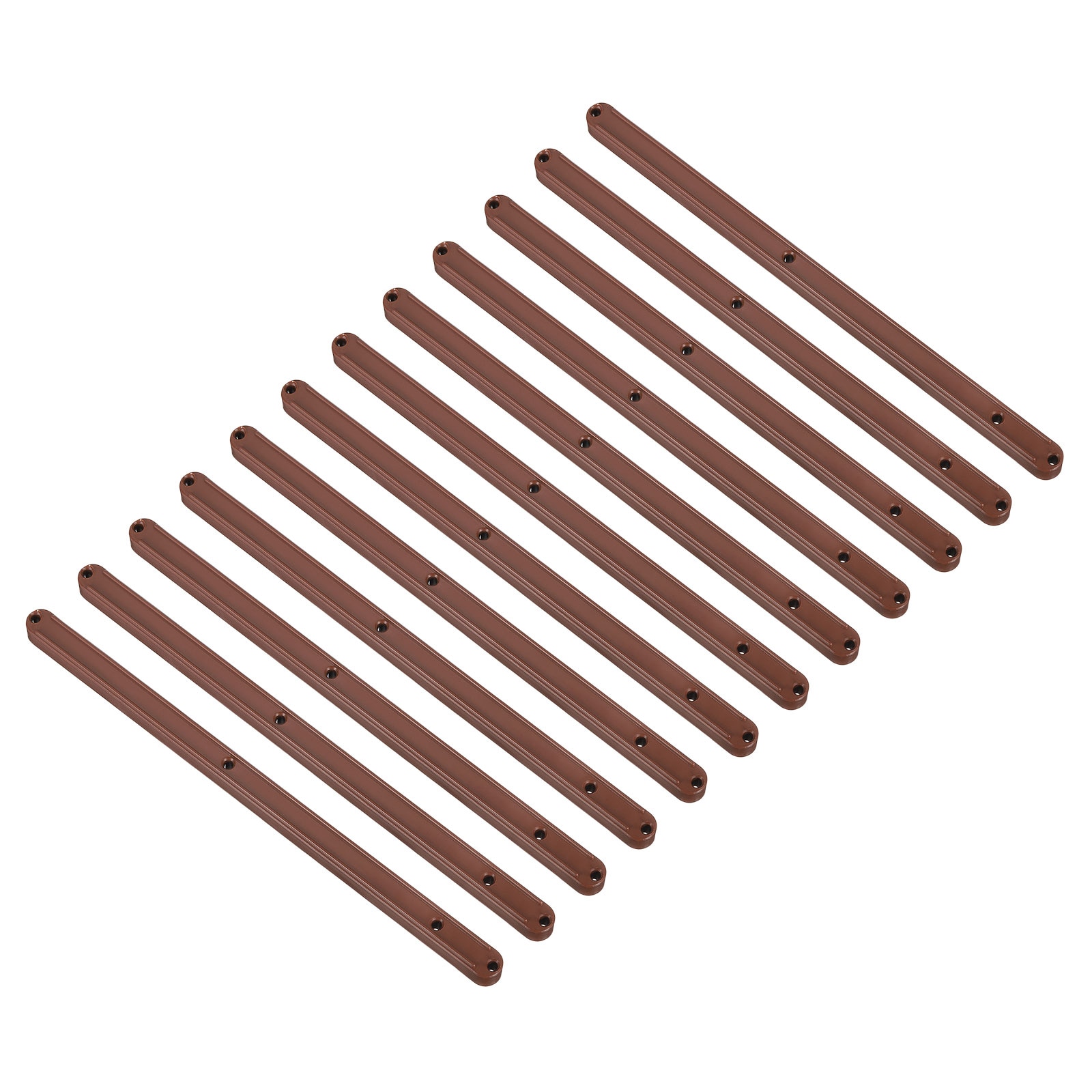 Unique Bargains Drawer Slides 12pcs 300mm - Plastic Drawer Rails Side ...