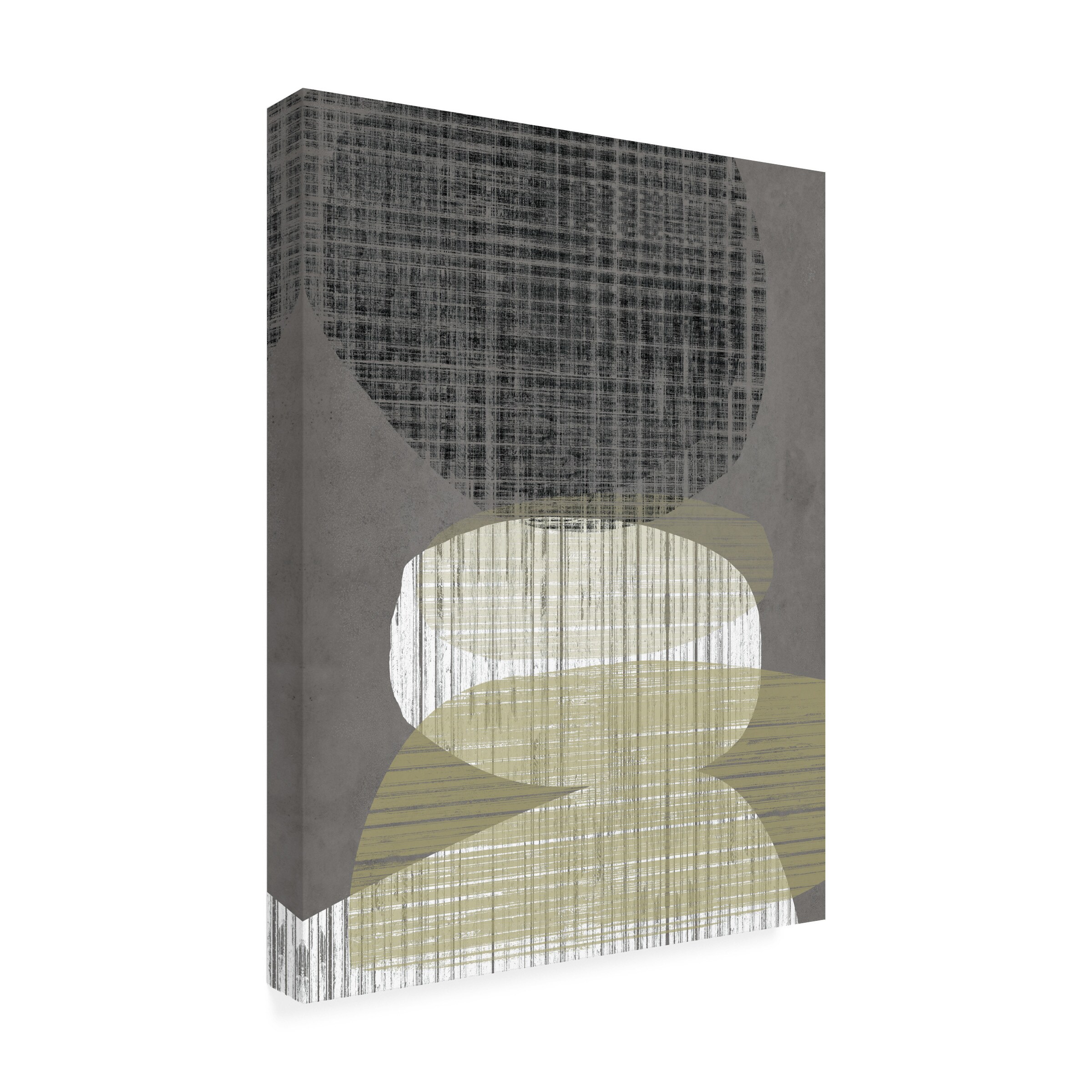 Trademark Fine Art Jennifer Goldberger Resting Shapes Iv Canvas Art ...