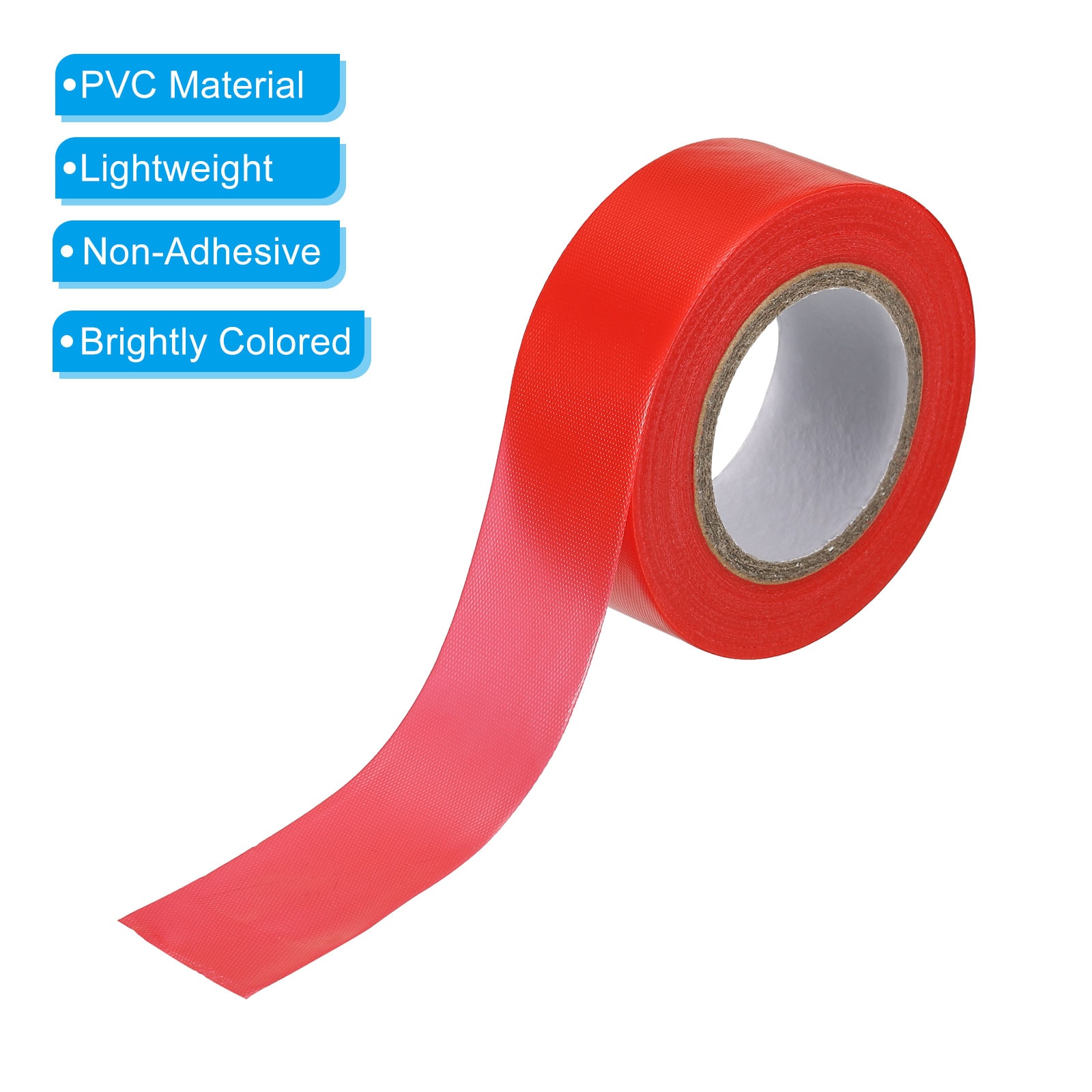 PATIKIL 3pcs Flagging Tape 1-Inch x 98 Assorted Color PVC Non-Adhesive ...