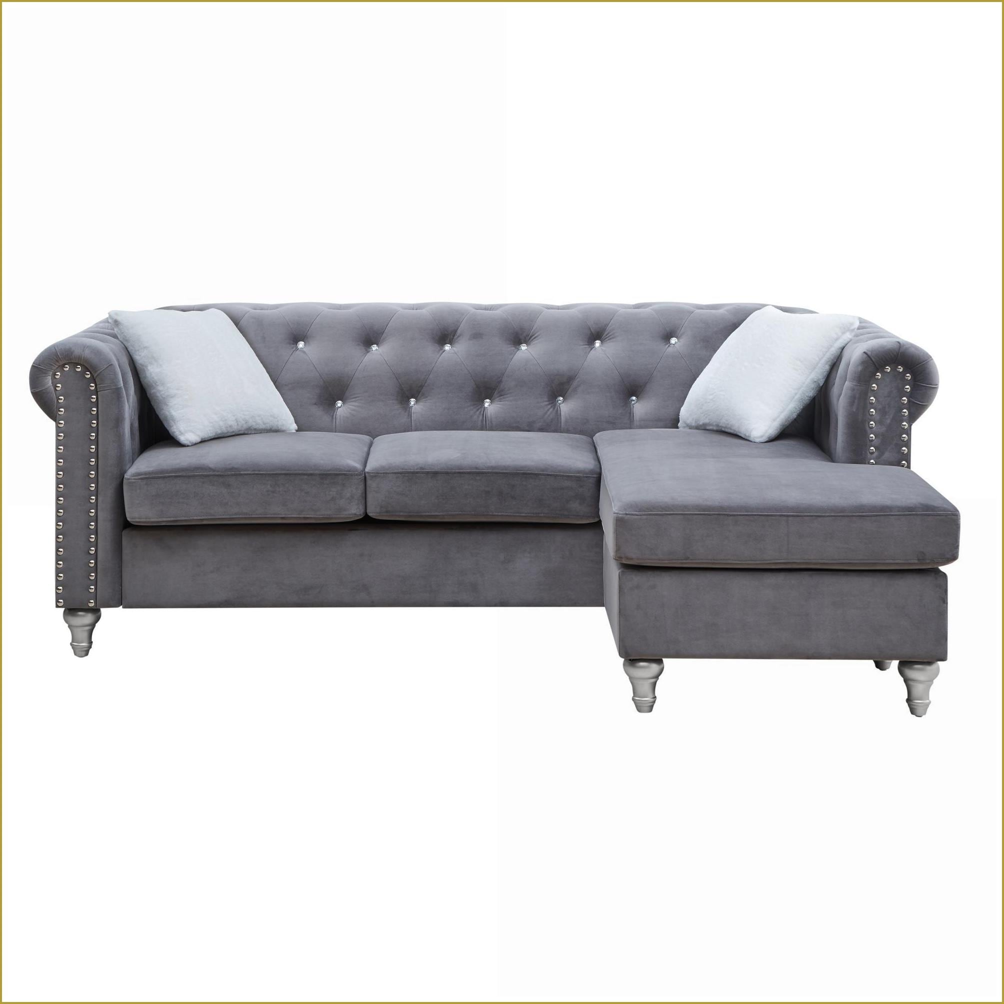 Watnature Sofas Chaises Soft Slate Gray Velvet 82W x 59D for Living ...