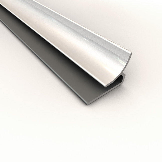 Acp 033 In W X 48 In L Gloss White Pvc Tile Edge Trim At