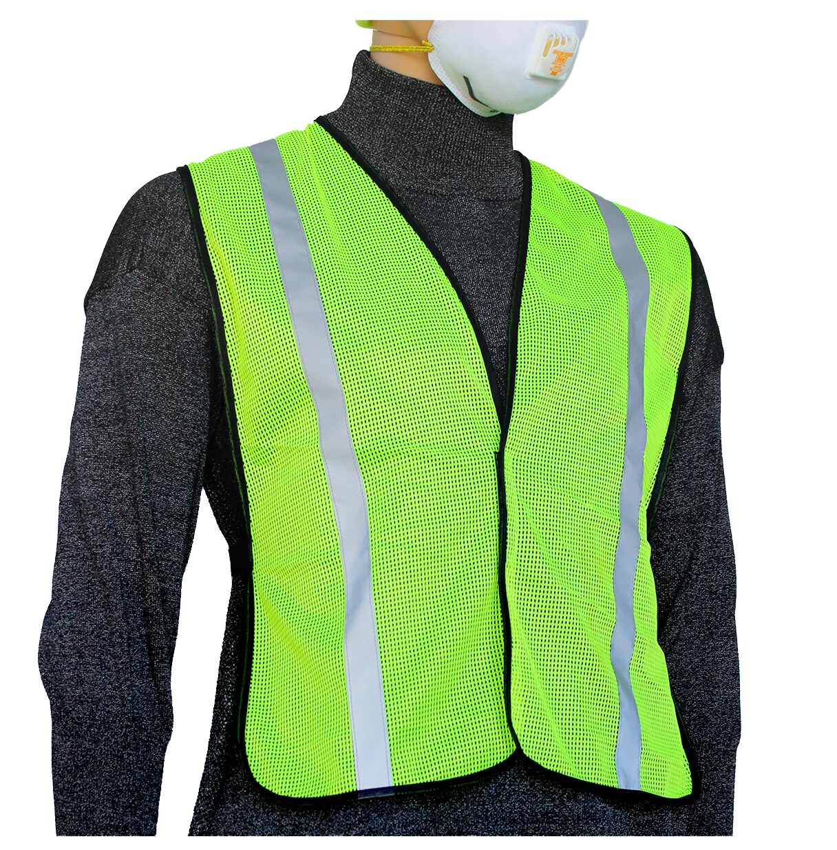 Glow Shield Green Safety Vest - Class 1, High Visibility (ANSI ...