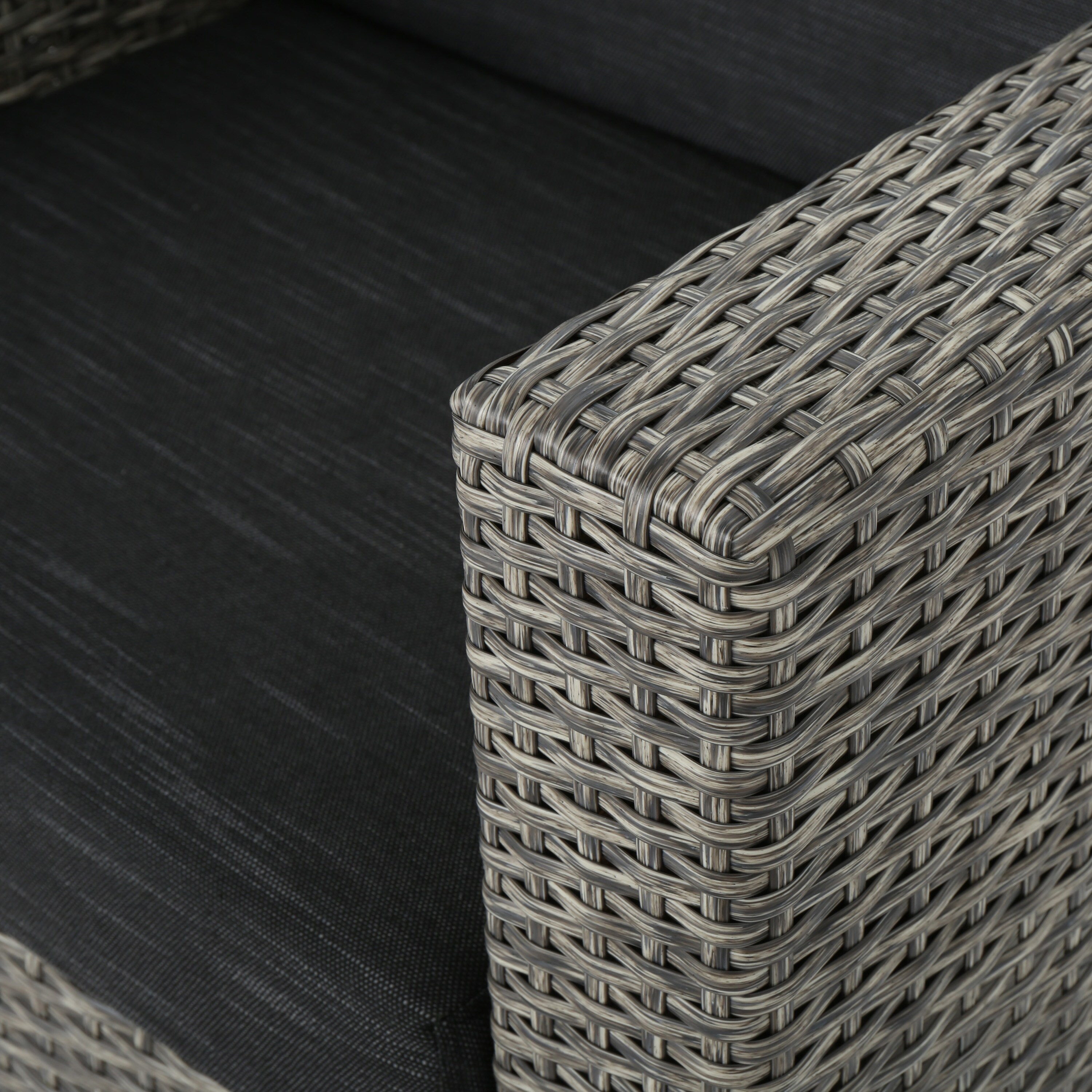 Christopher Knight Home Puerta Outdoor 3 piece Wicker Seating Set with ...