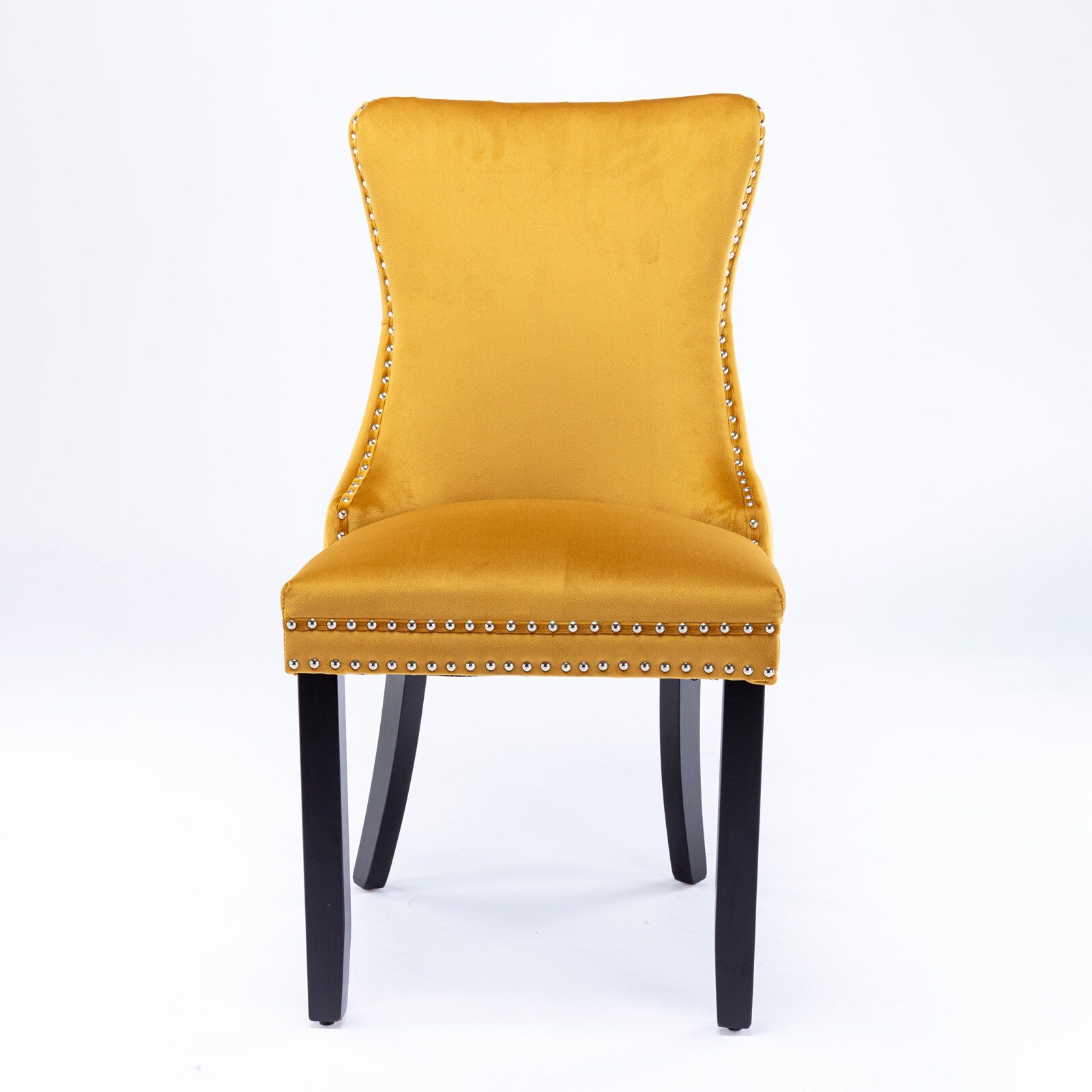 GDFStudio Set of 2 McHugh Upholstered Wing Back Dining Chair ...