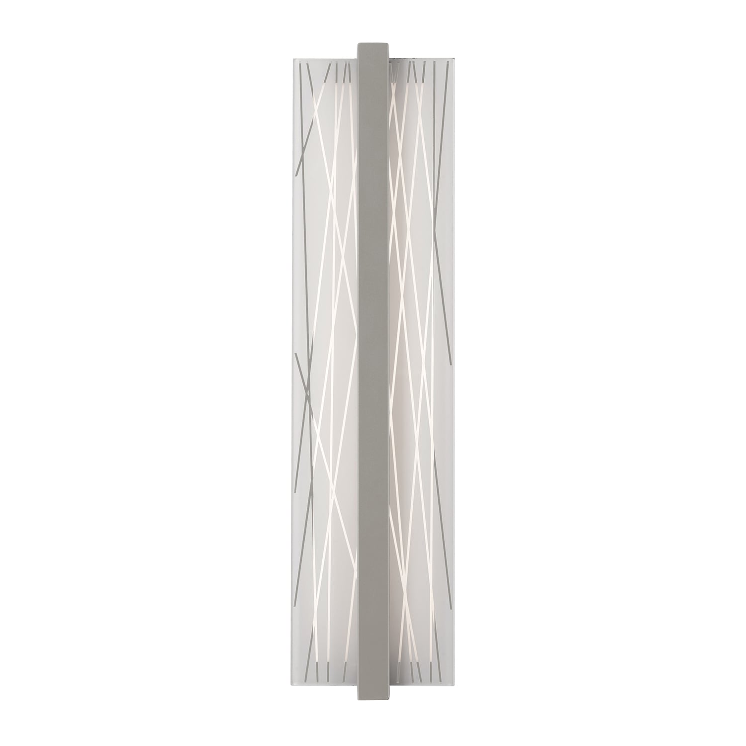 AFX Gallery 5-in W 1 -Light Satin Nickel Transitional Integrated LED ...