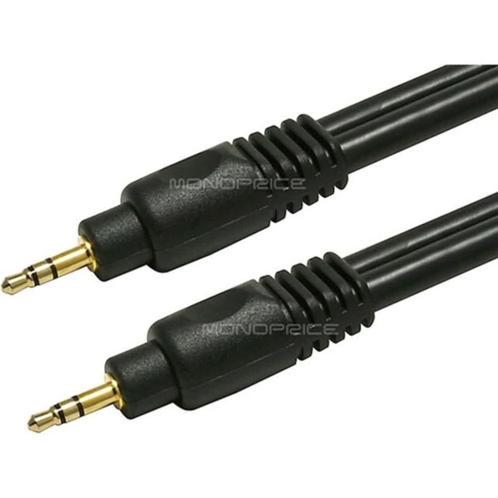 MONOPRICE A/V Cable 3.5mm M/M cable Black35ft 5582 in the Audio & Video ...