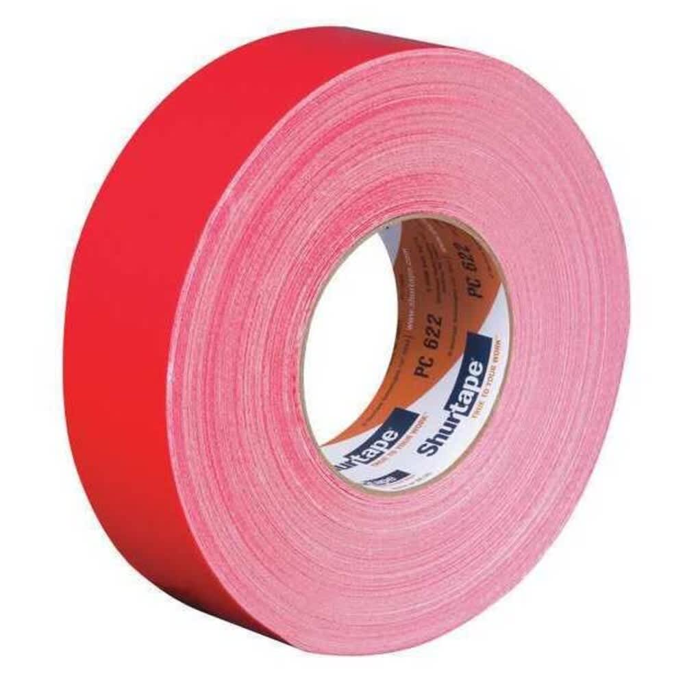 Shurtape Duct Tape Red 60-1/8 yd L 1-7/8 in W 201153 in the Duct Tape ...