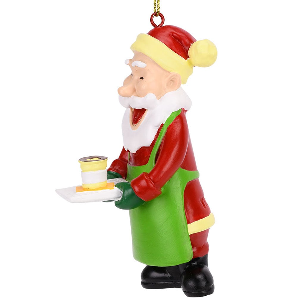Tree Buddees Barista Santa Christmas Tree Coffee Ornament in the ...
