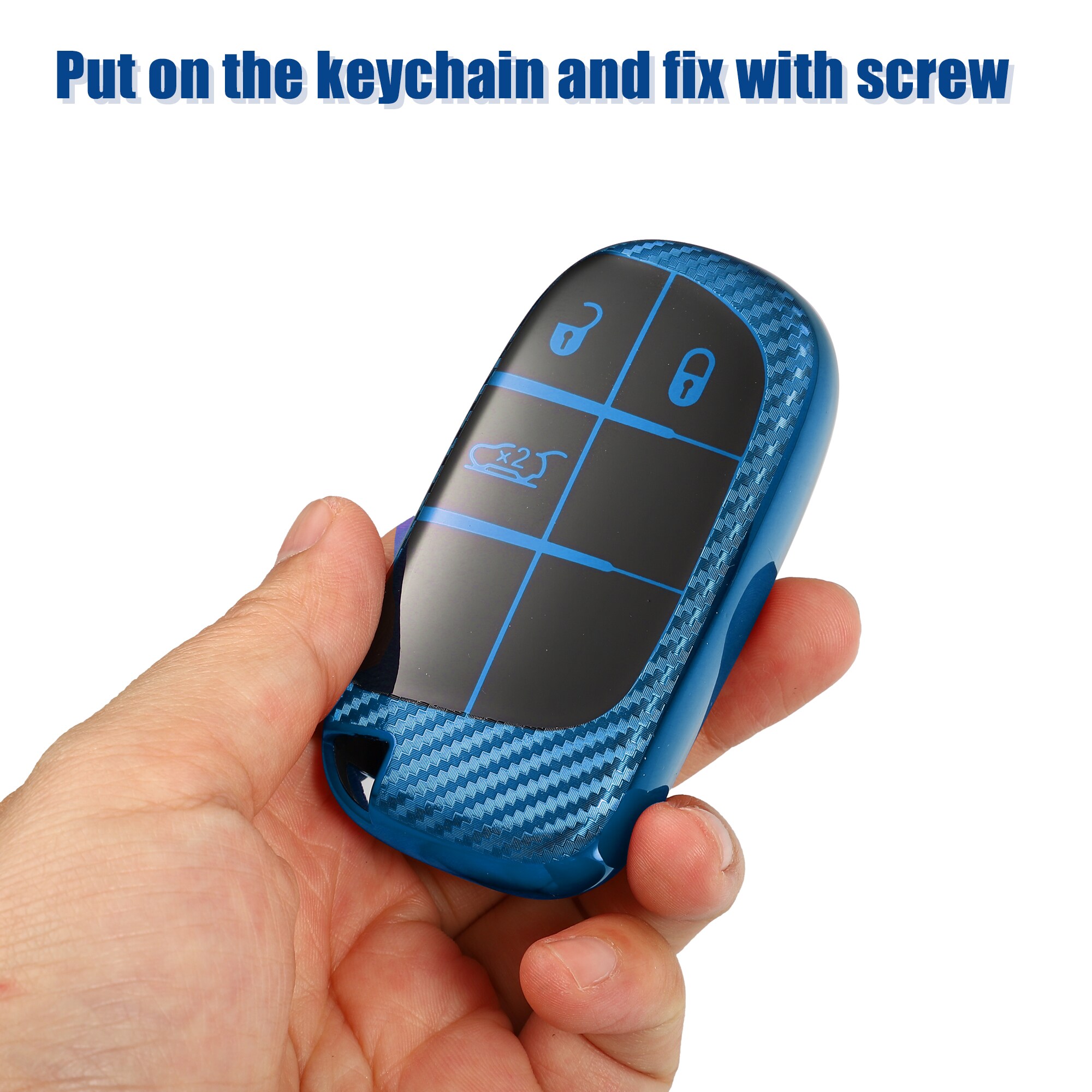 Unique Bargains TPU 3 Button Keyless Entry Remote Cover Key Fob Cover ...