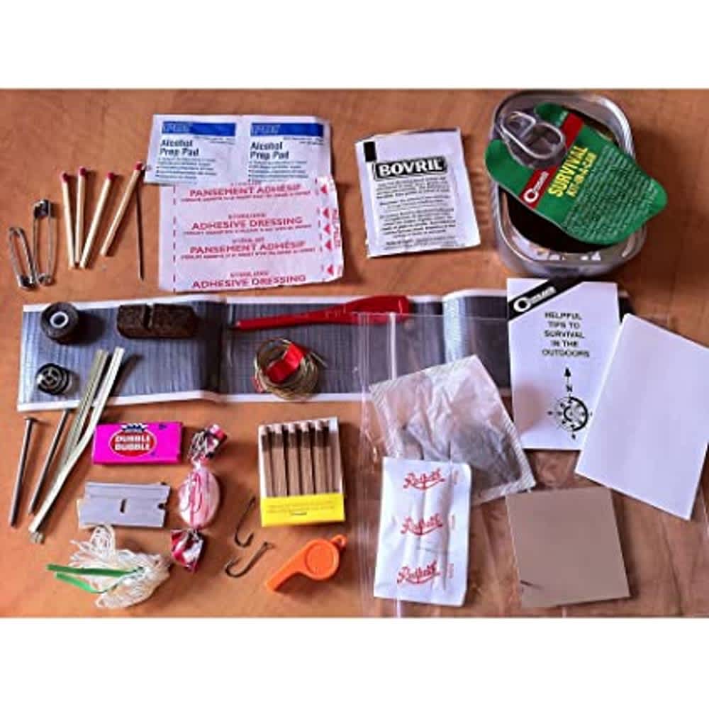 Lehman's Emergency Survival Kit Contains 30 Items in a Waterproof Can ...