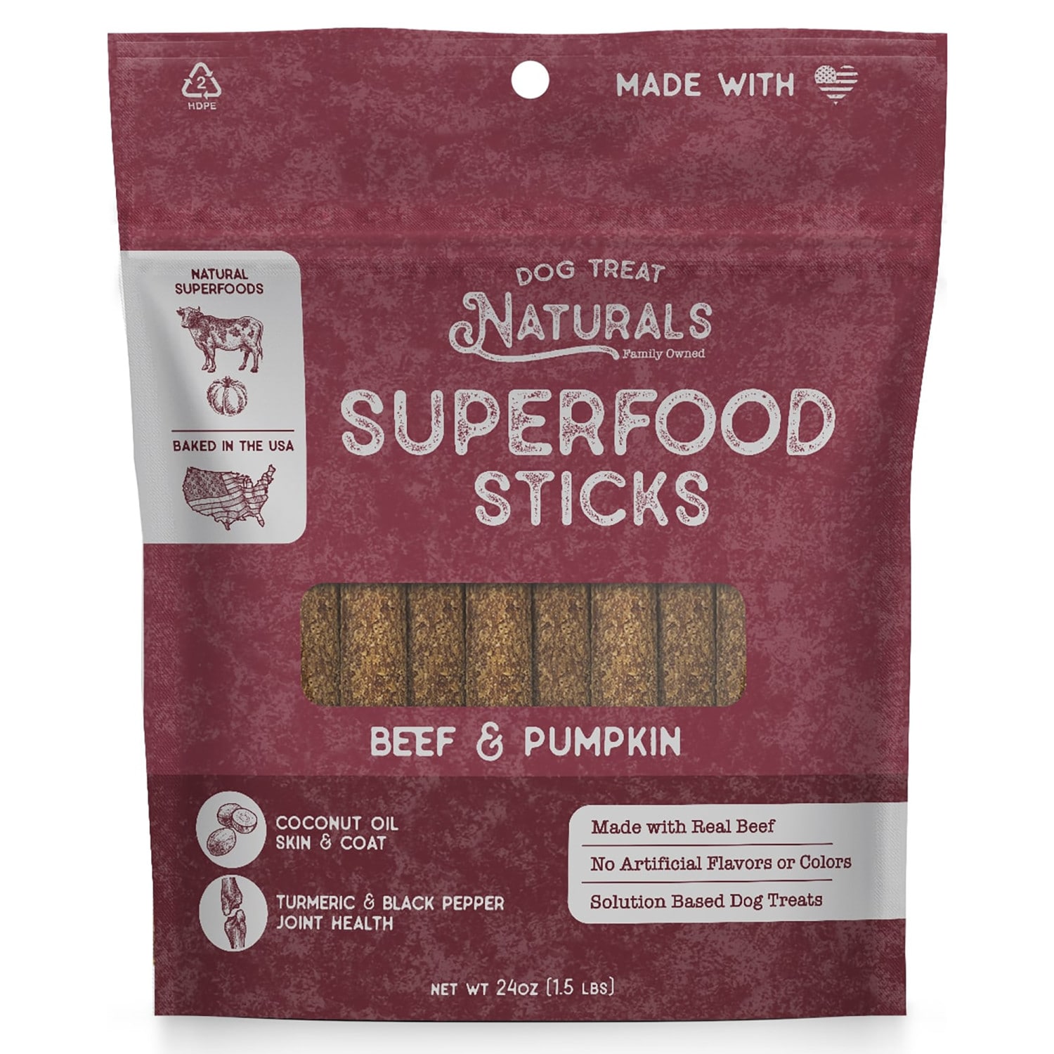 Dog Treat Naturals Snacks for Dog Beef and Pumpkin Flavor 24 Ounce(s ...