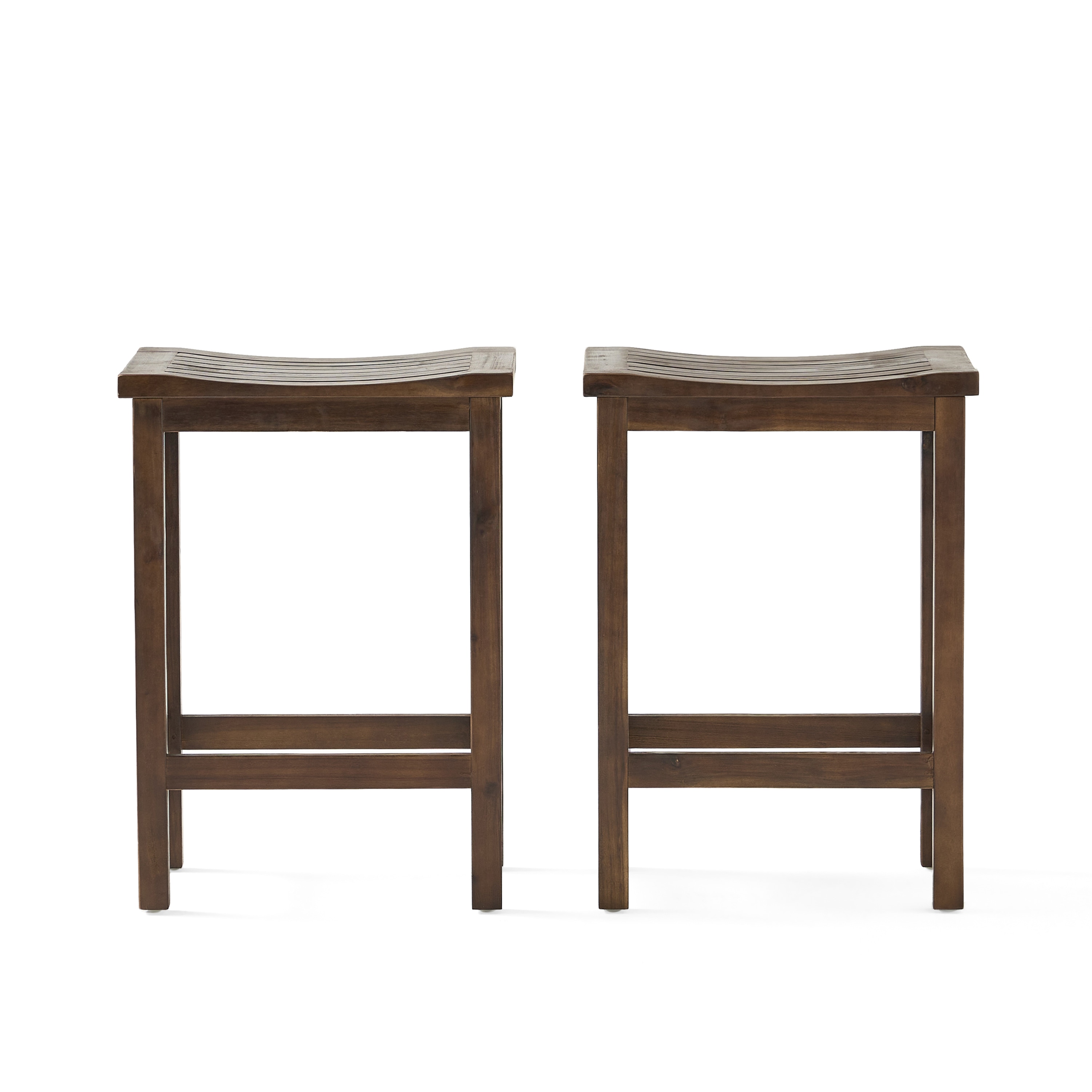 Best Selling Home Decor Amantani Set of 2 Mahogany Brown Wood Frame ...