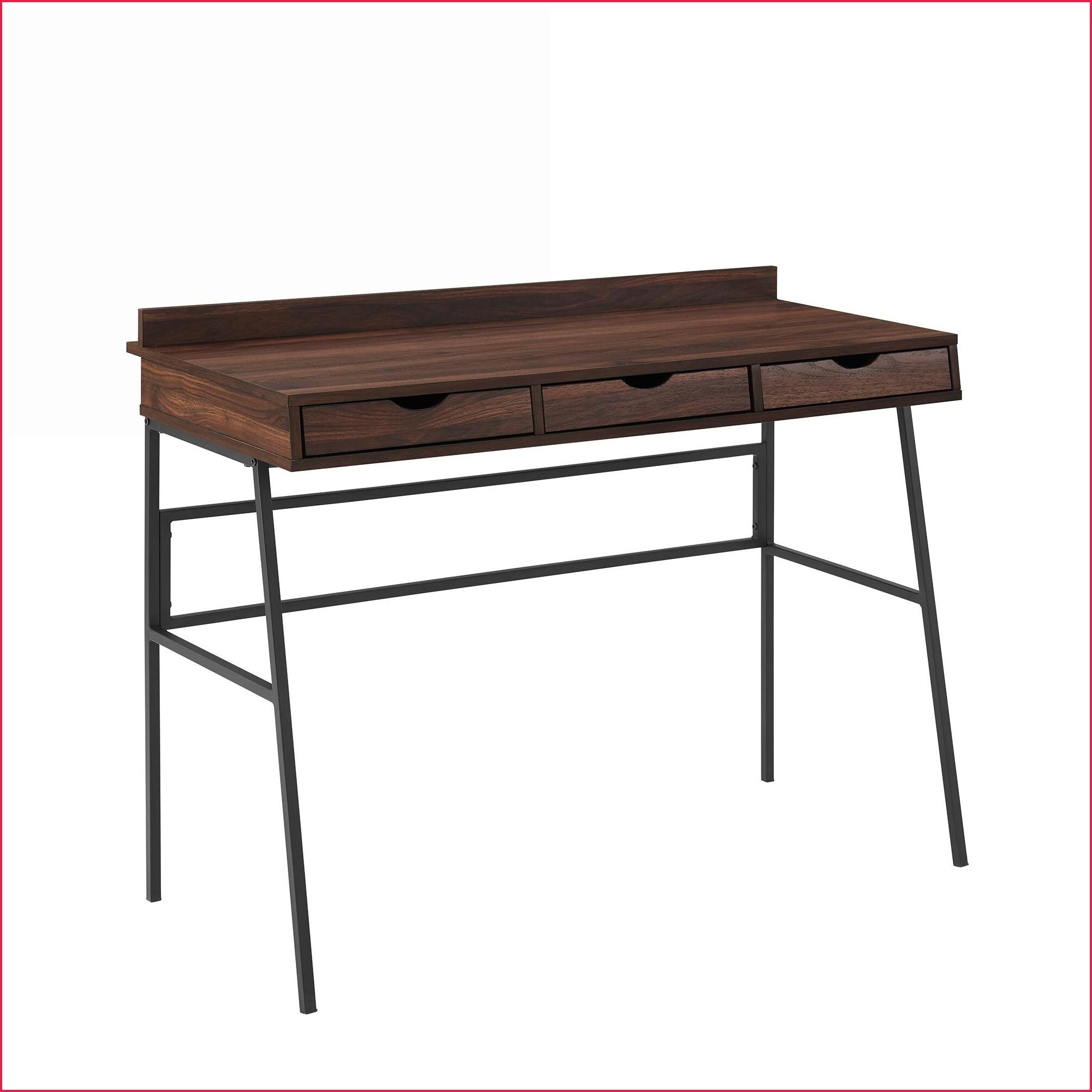 SunJet Desks Contemporary 3 Angled Drawer Desk with Cord Management ...