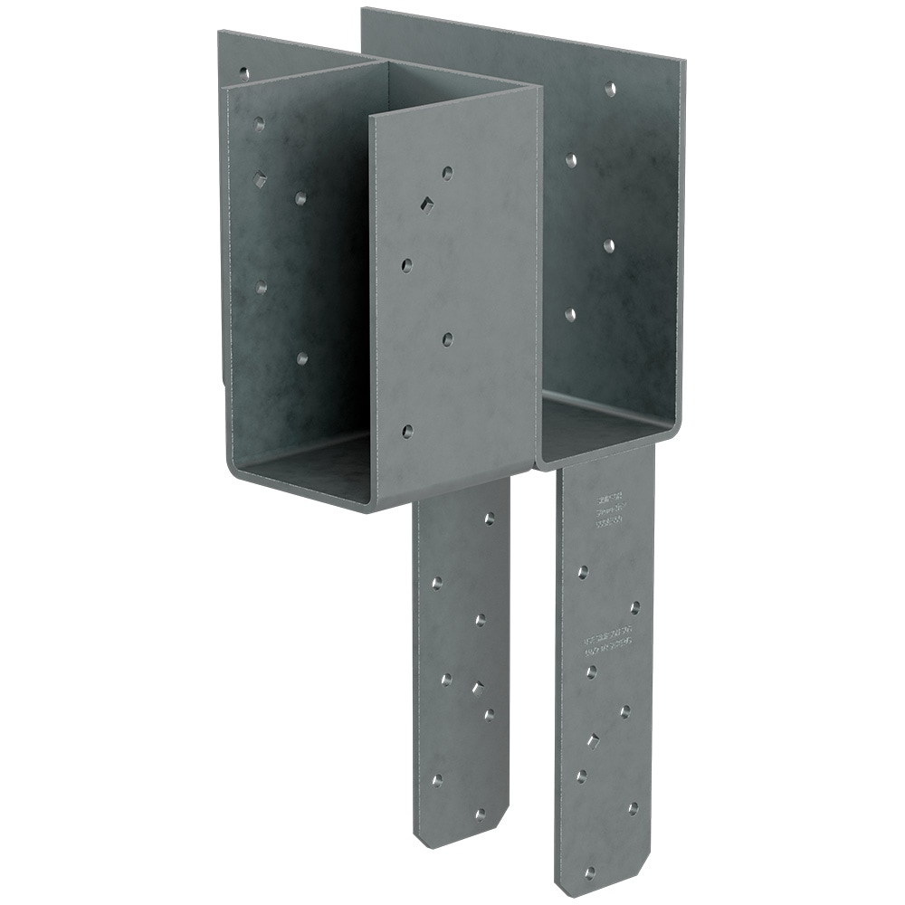 Simpson Strong-Tie ECCLRQ L-Shape End Column Cap for 4x Beams - 4x Post ...