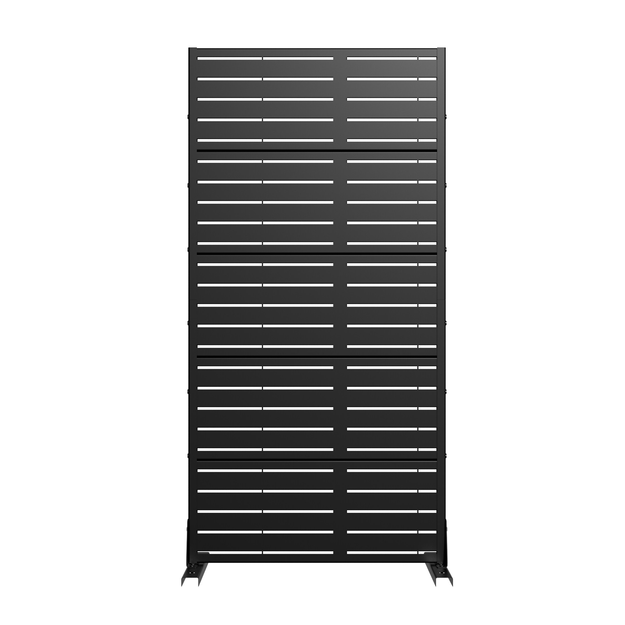 Wooakway Metal Privacy Screen 60-in H x 30-in W Outdoor Privacy Screen ...