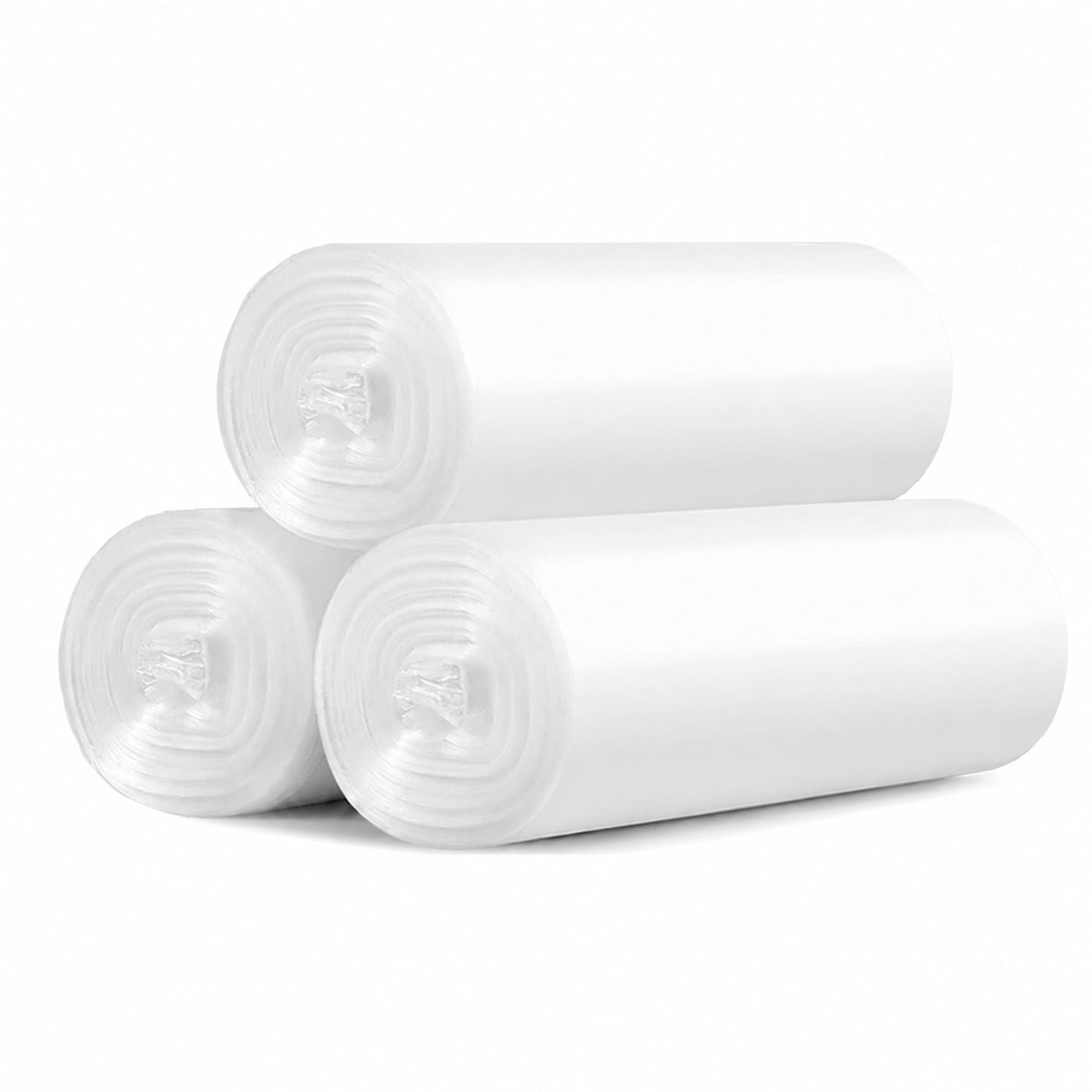 Yichuhaoxi 4 Gallon Small Trash Bags 100 Pack White Unscented Trash Can ...