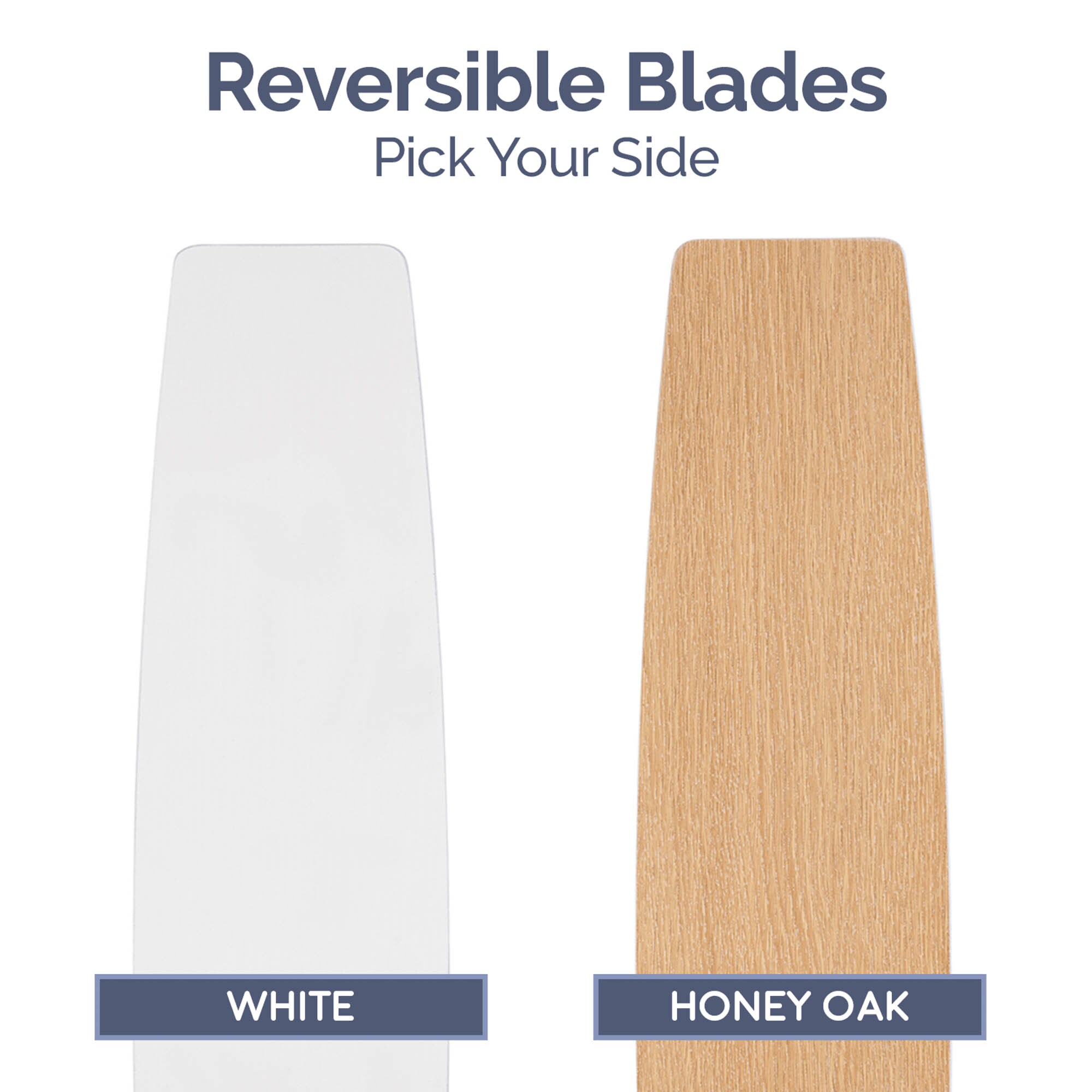 Prominence Home Atlas 44-in Champagne with White, Honey Oak Blades ...