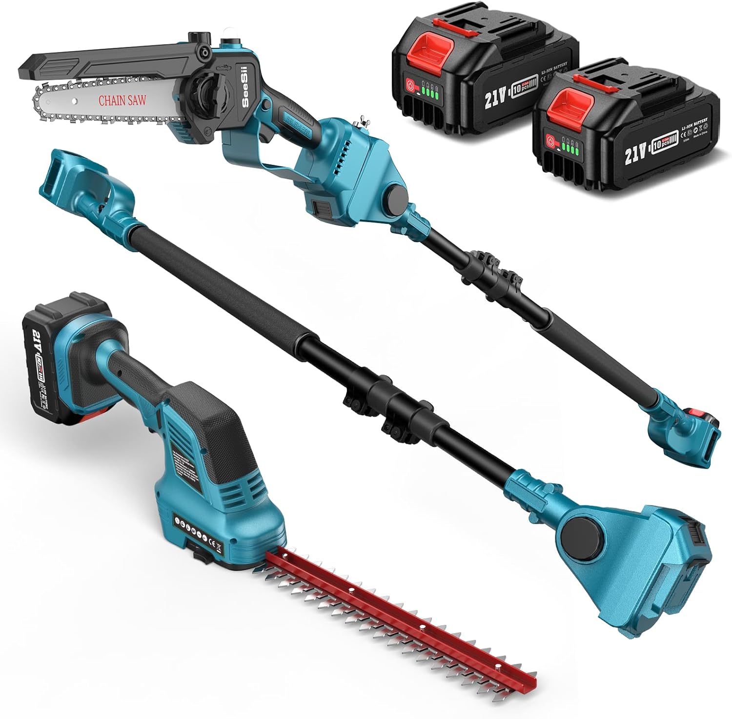SeeSii 20-volt-Battery Pole & Pruning Saws at Lowes.com