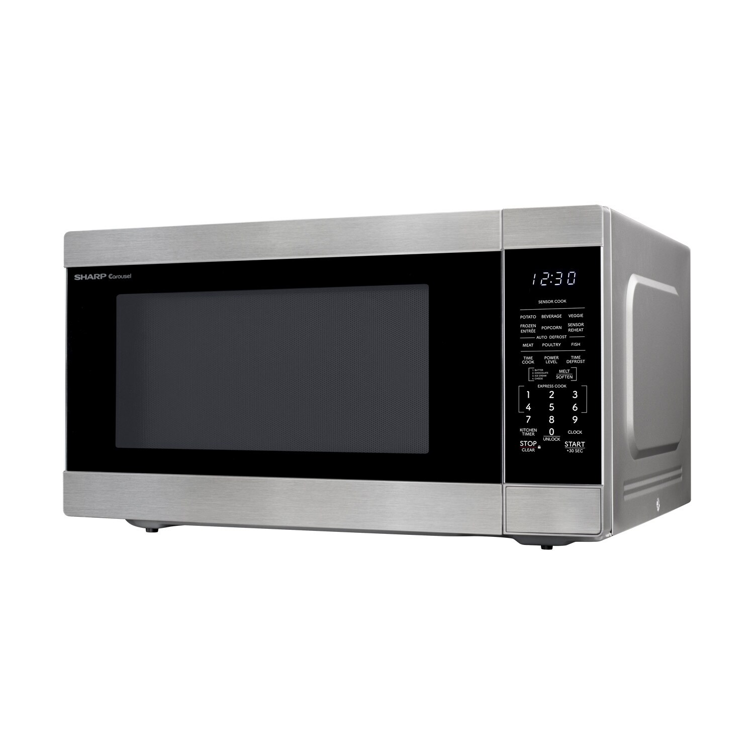 Sharp 2.2-cu ft 1200-Watt Sensor Cooking Controls Countertop Microwave ...