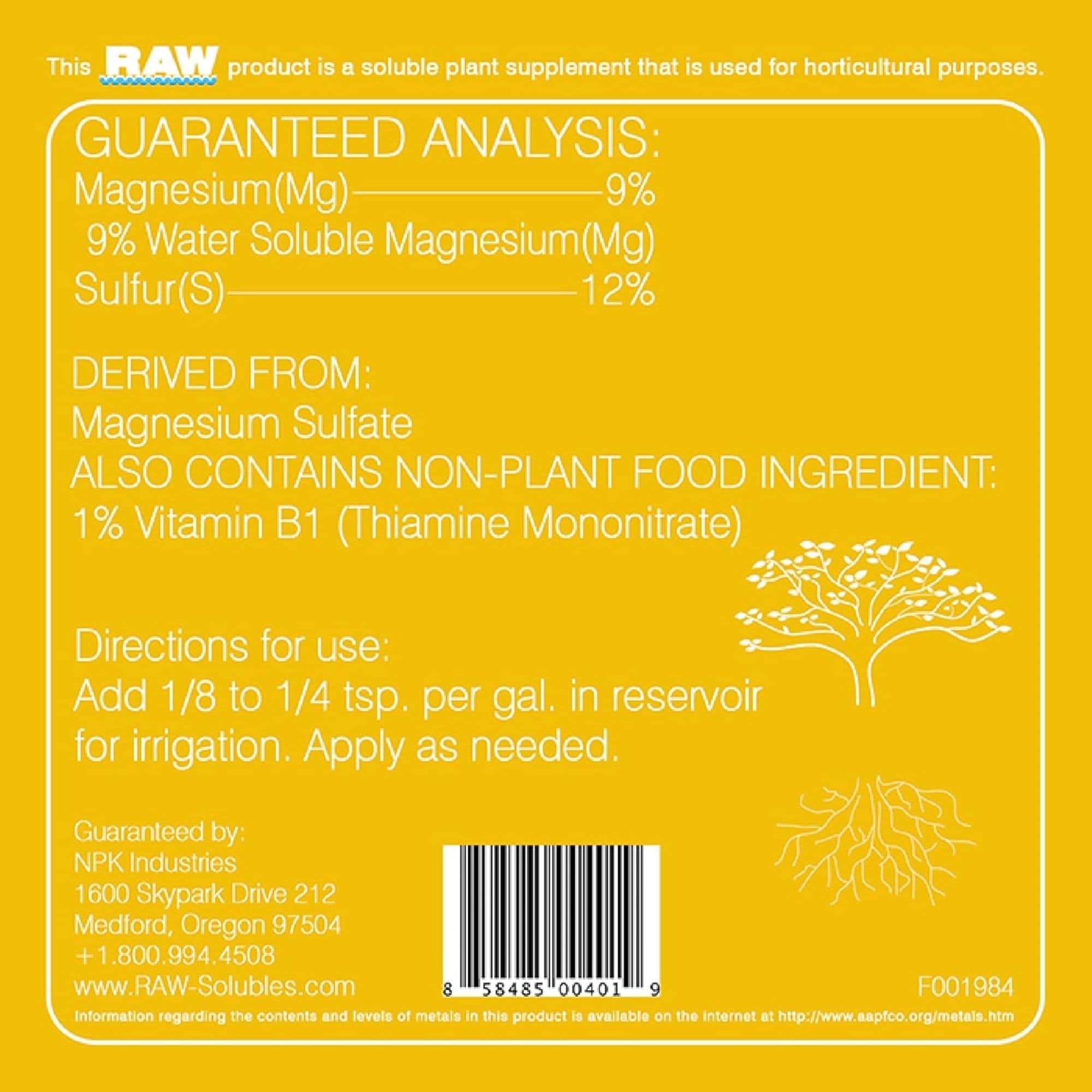 RAW B-Vitamin Water Soluble Plant Growth Booster Fertilizer with ...