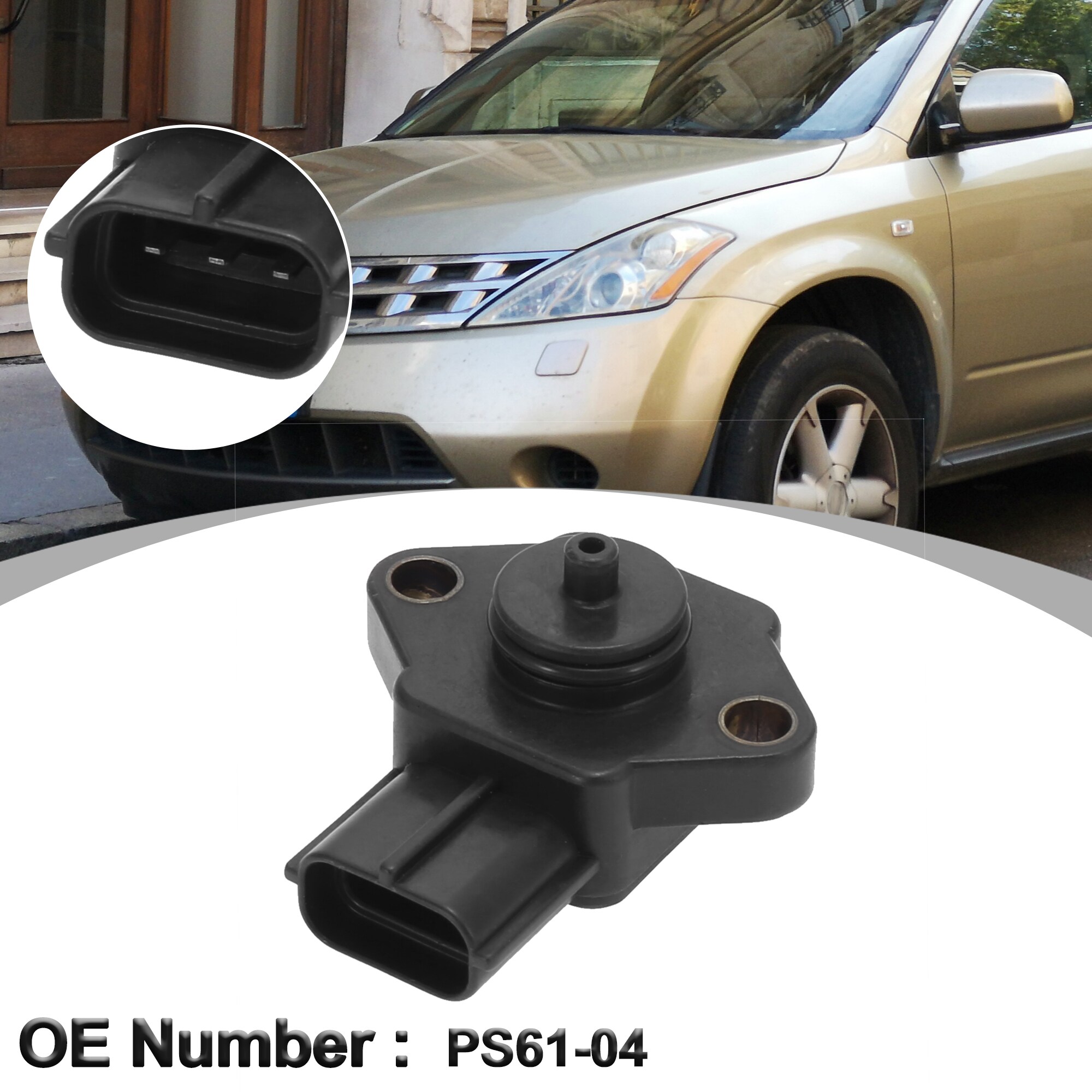 Unique Bargains Car Intake Manifold Absolute Pressure MAP Sensor PS61 ...