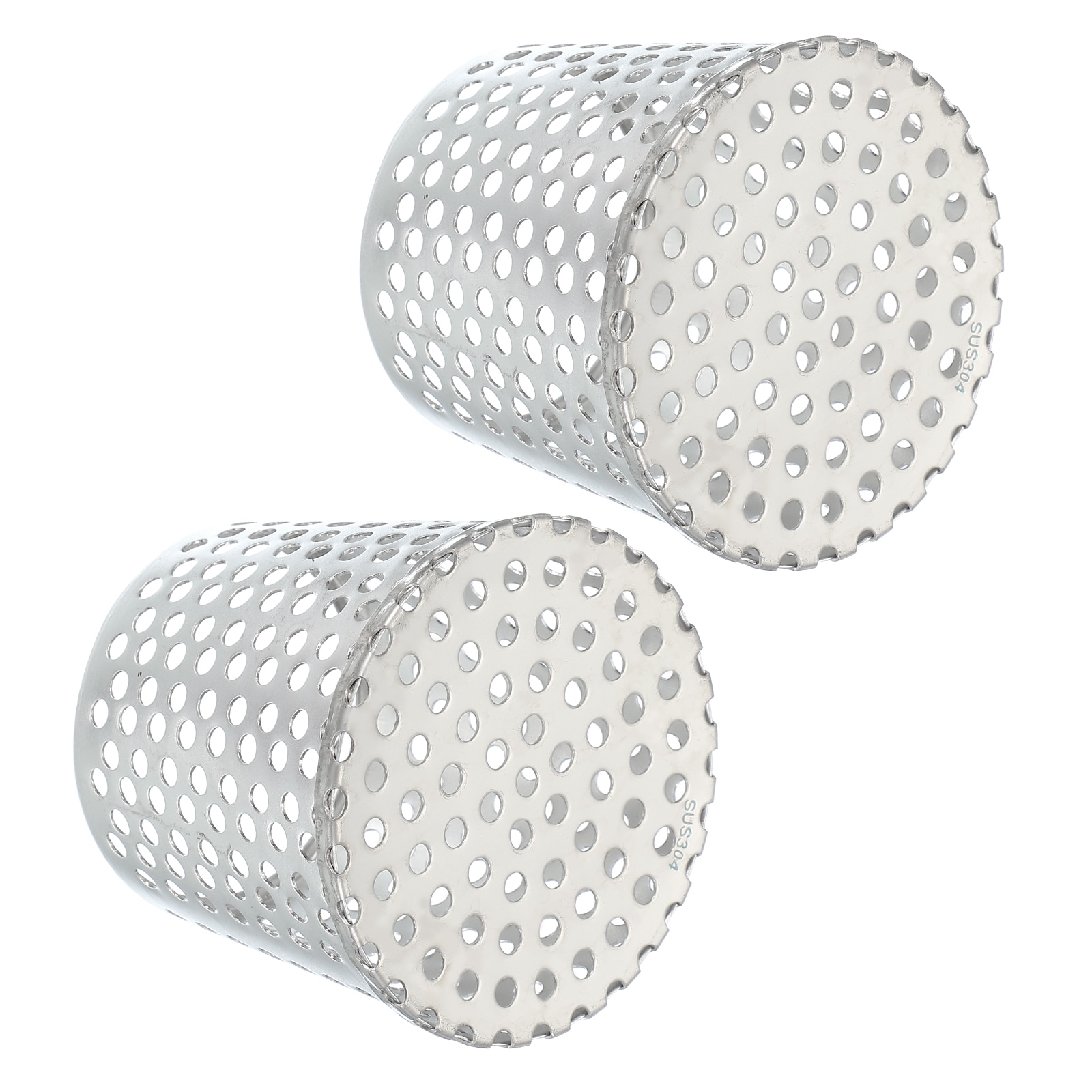 PATIKIL Gutter Guard Filter 3.5-3 Inch 2Pcs PVC Termination Cap Mesh ...