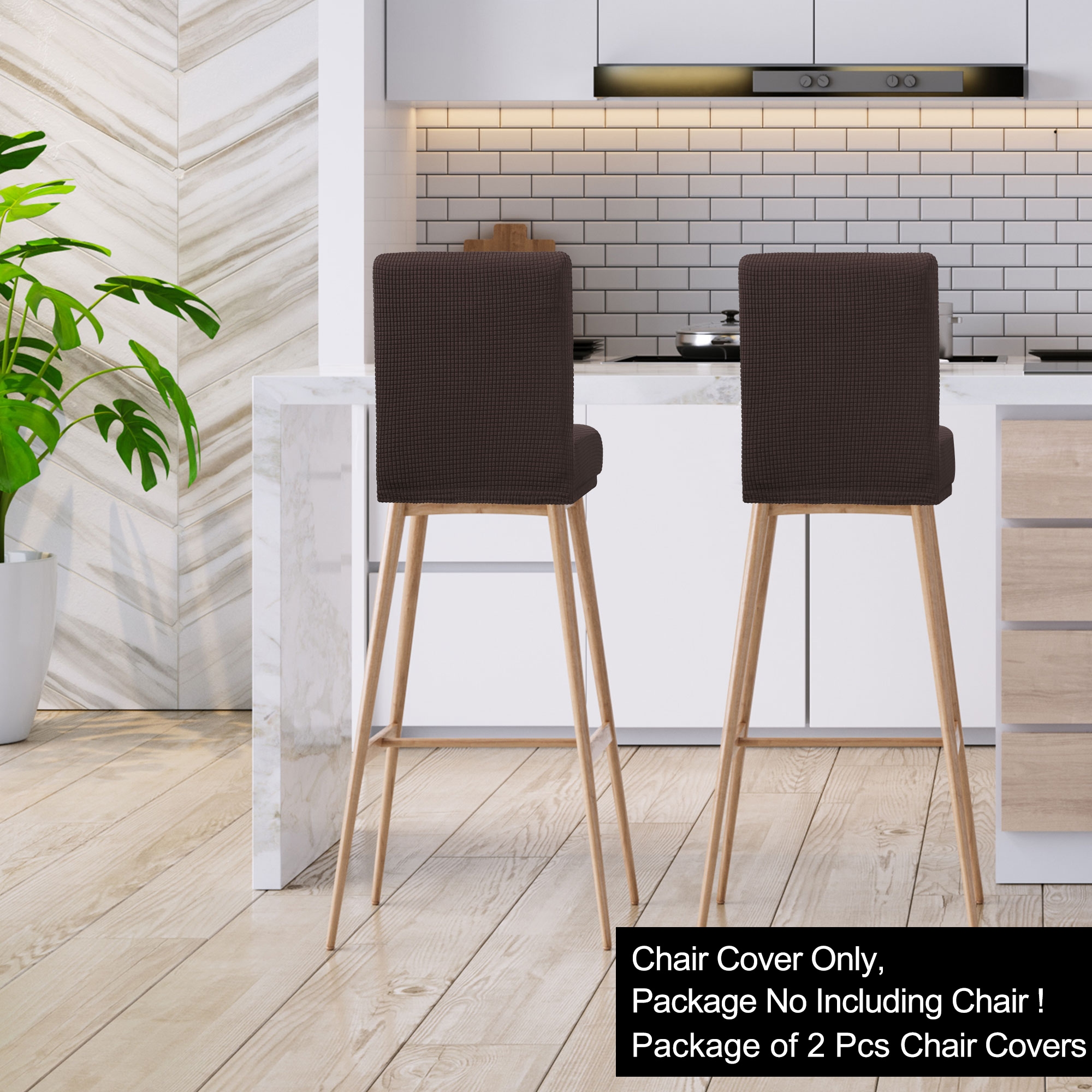 Unique Bargains Stretch Bar Stool Covers Pub Counter Height Side Chair ...
