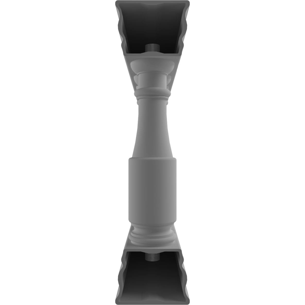 Ekena Millwork FiberThane 16-ft x 32-in Hamilton Fiberglass Deck Rail ...
