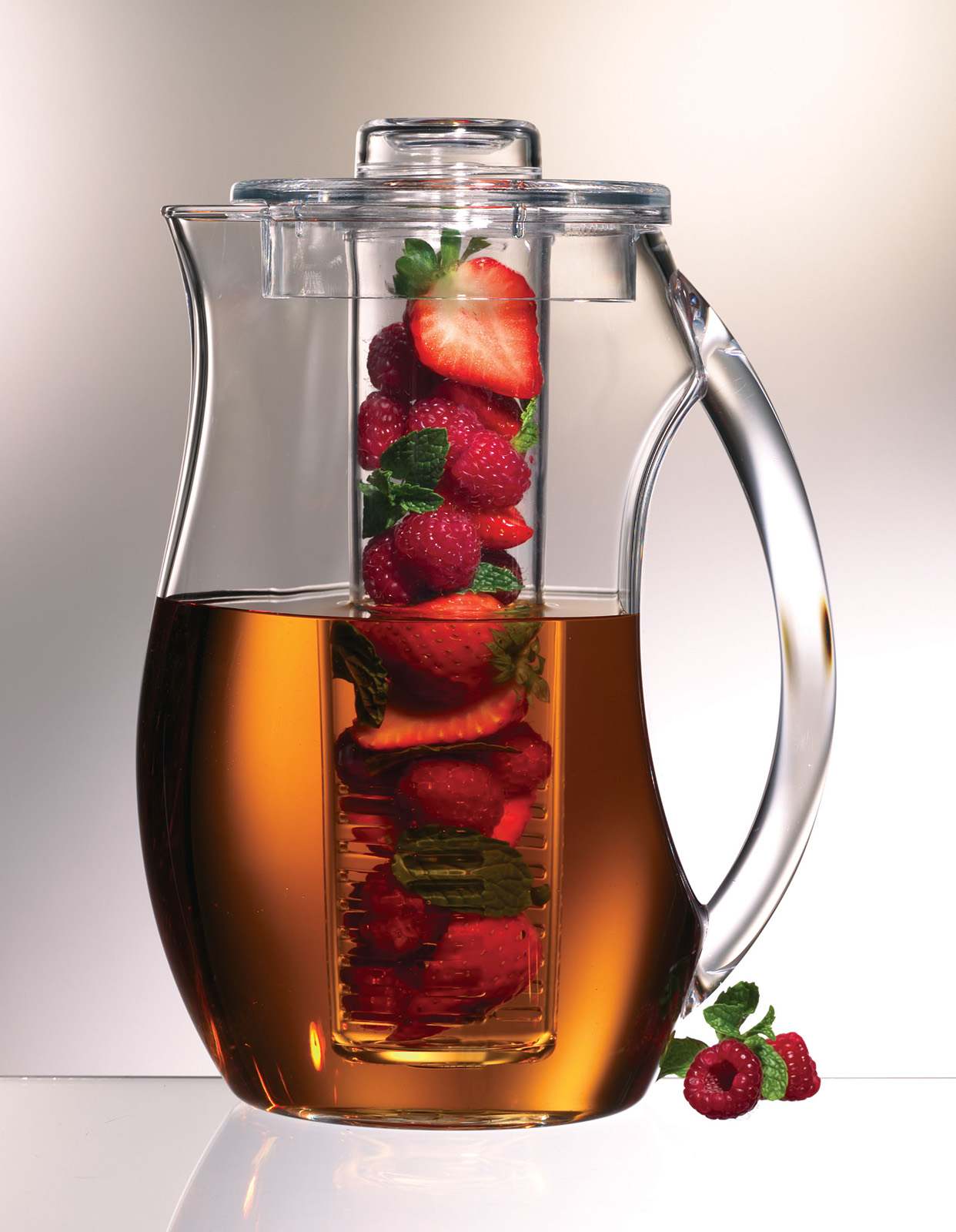 Prodyne Fruit Infusion Pitcher Natural Fruit Flavor Acrylic in the ...