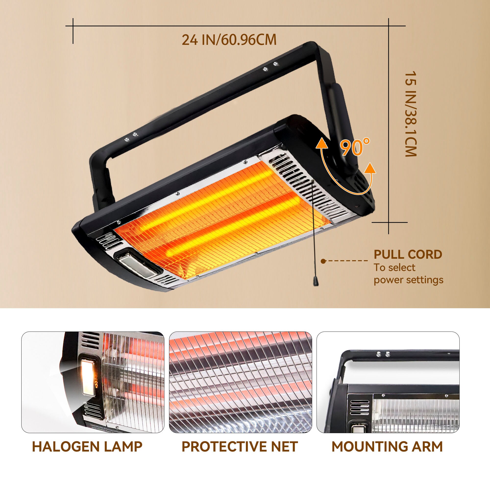 BEYOND HEAT 1500 -Watt (Upto) Portable in the Electric Garage Heaters ...