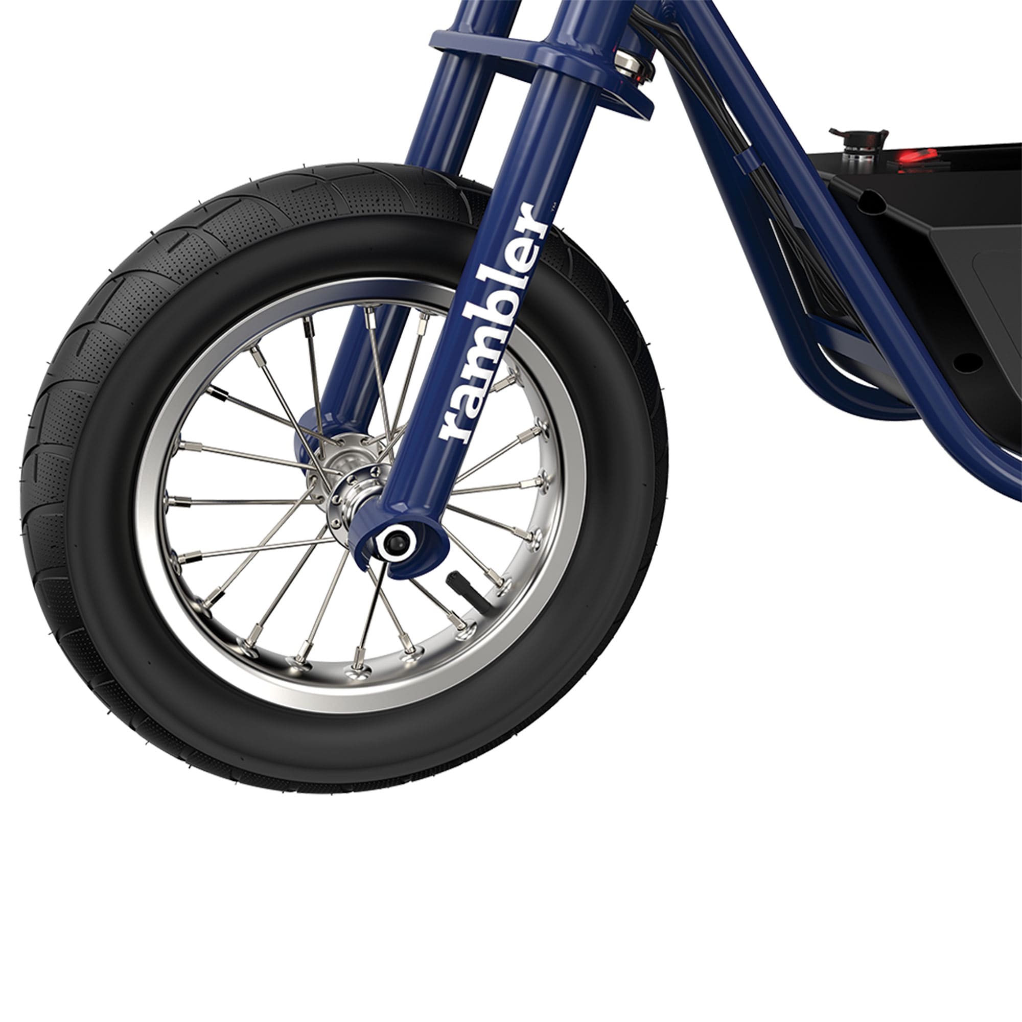 Razor Rambler 12 Electric Retro Minibike with 250W Motor a 24V Battery ...