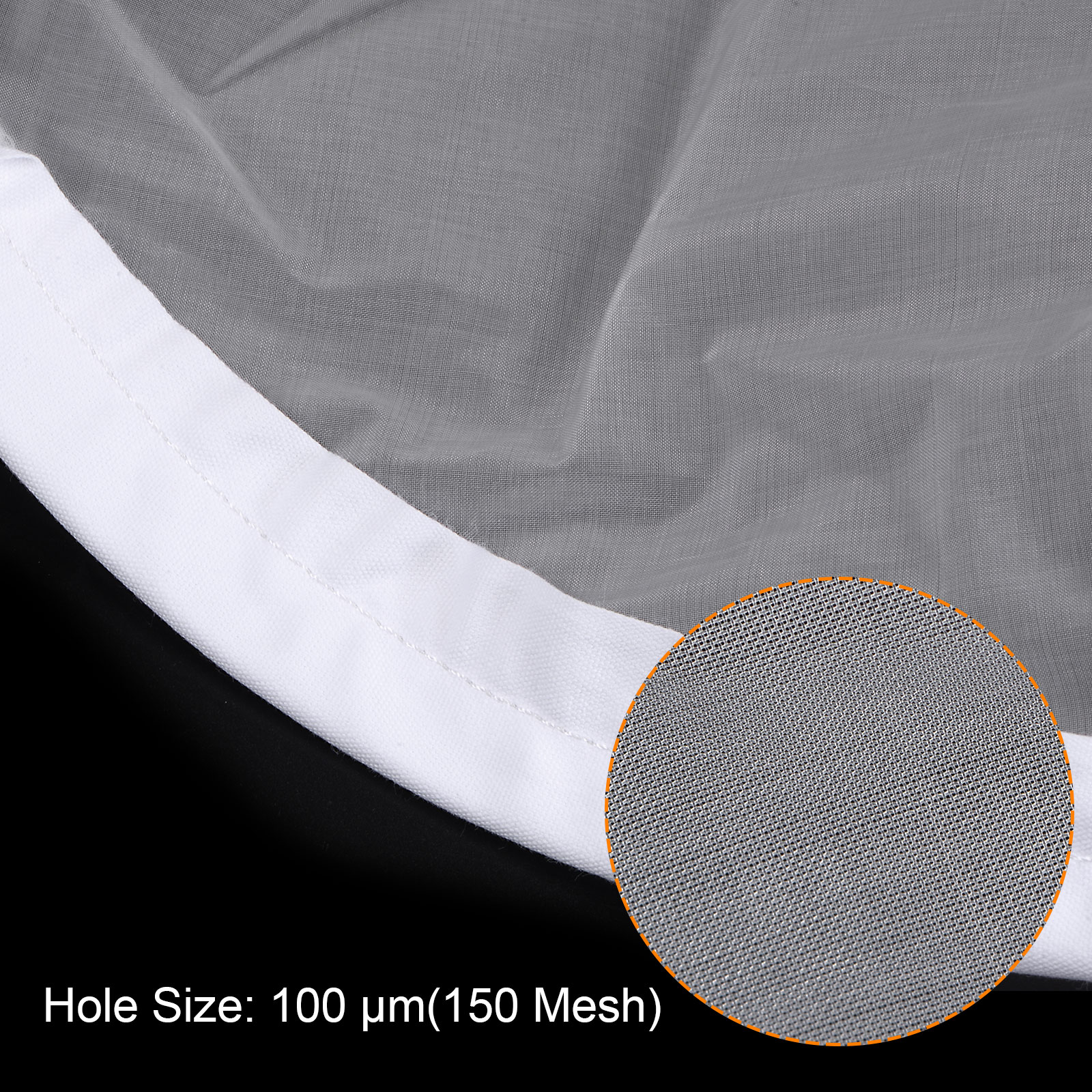 Unique Bargains 150 Mesh Paint Filter Bag 12.6 Inch Dia Cone Shape ...